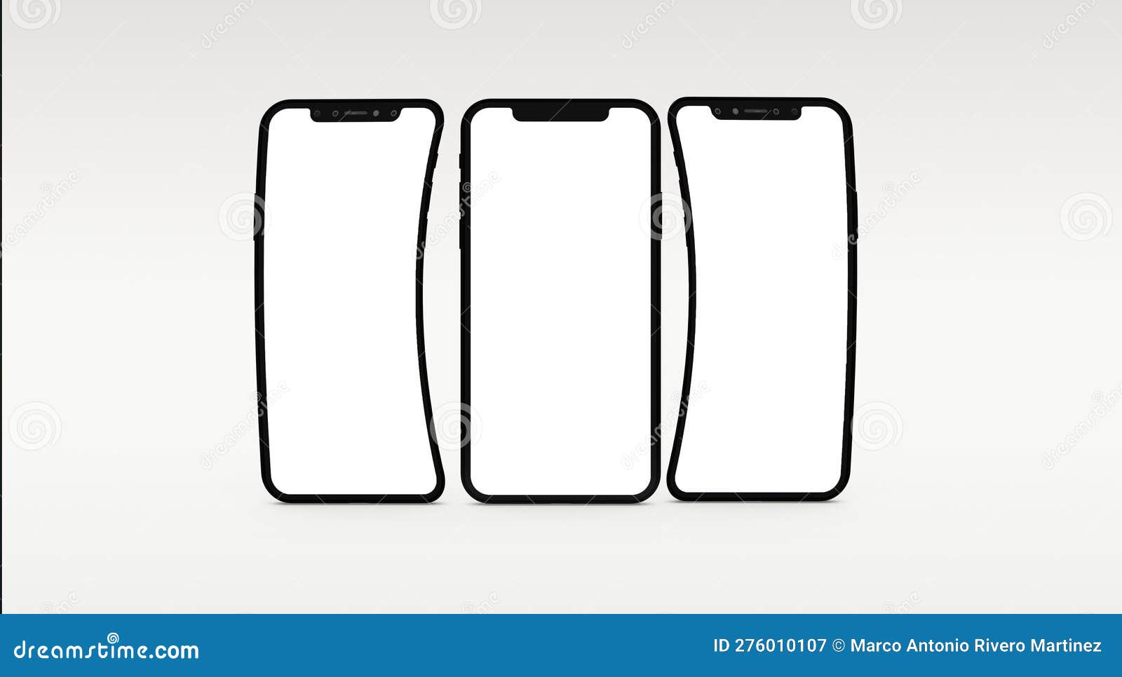 Modern curvy cell phones stock image. Image of cellular - 276010107