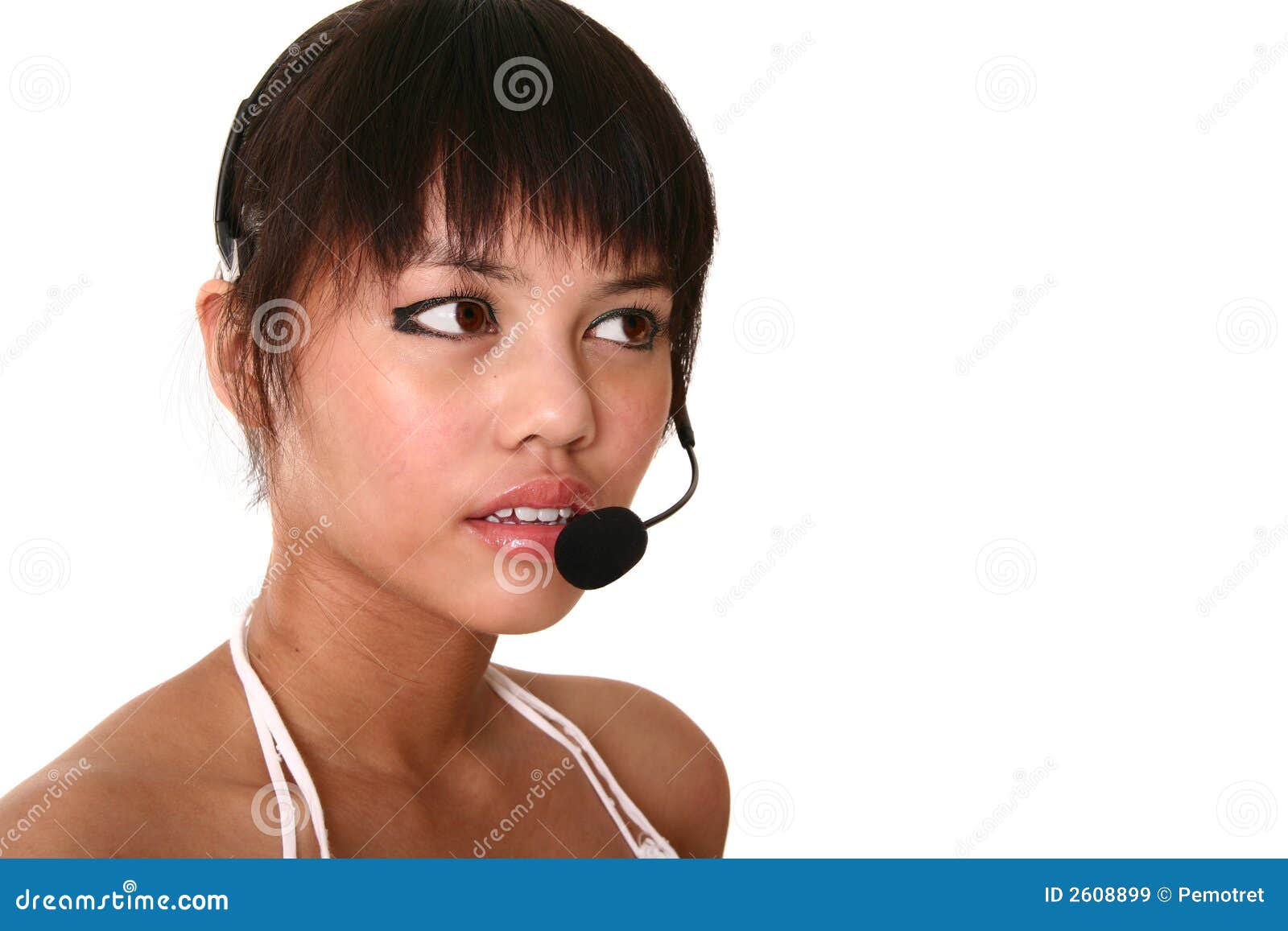Modern Customer Service Close Stock Image - Image of pretty, customer ...