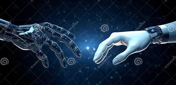 Modern Cyber Science Computer Bionic Technology Arm Artificial Future ...