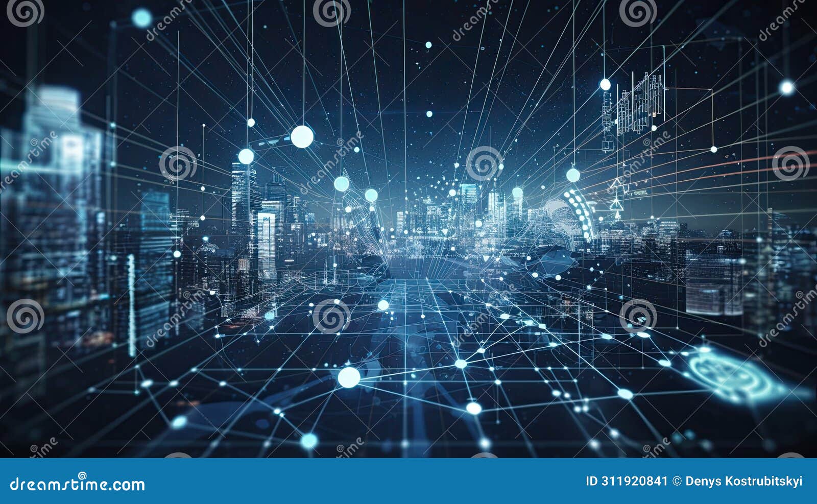 Modern Cyber Security stock illustration. Illustration of technology ...