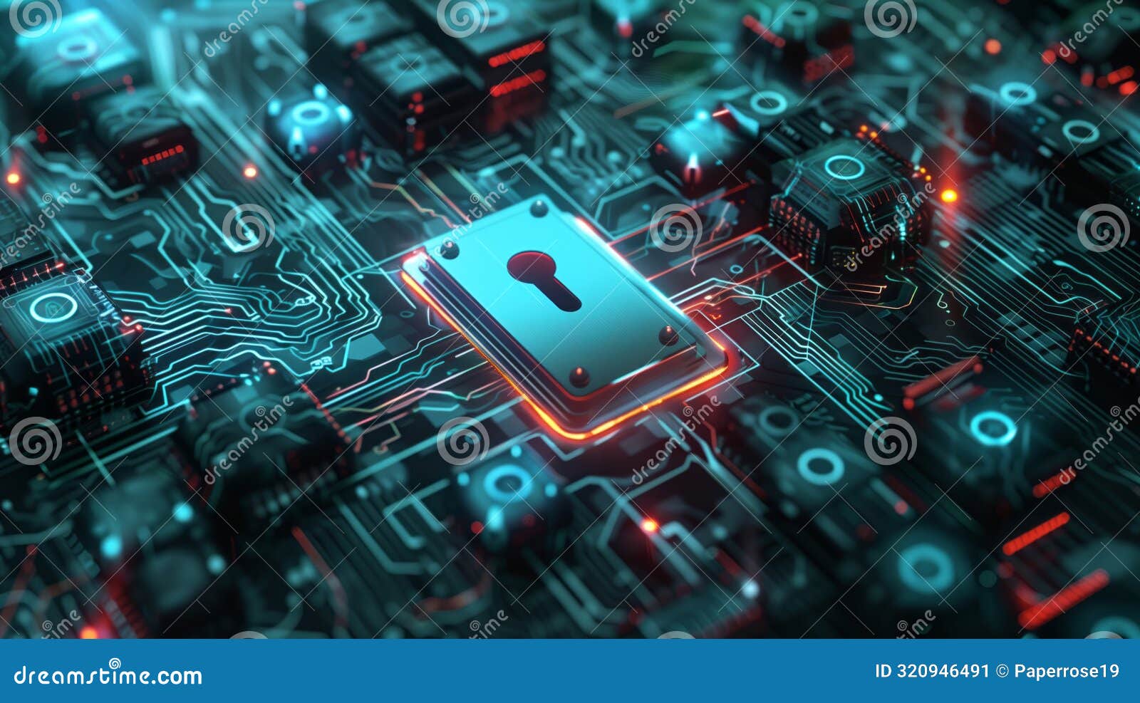 Modern Cyber Security Wallpaper, Digital Data Cyber Protection ...