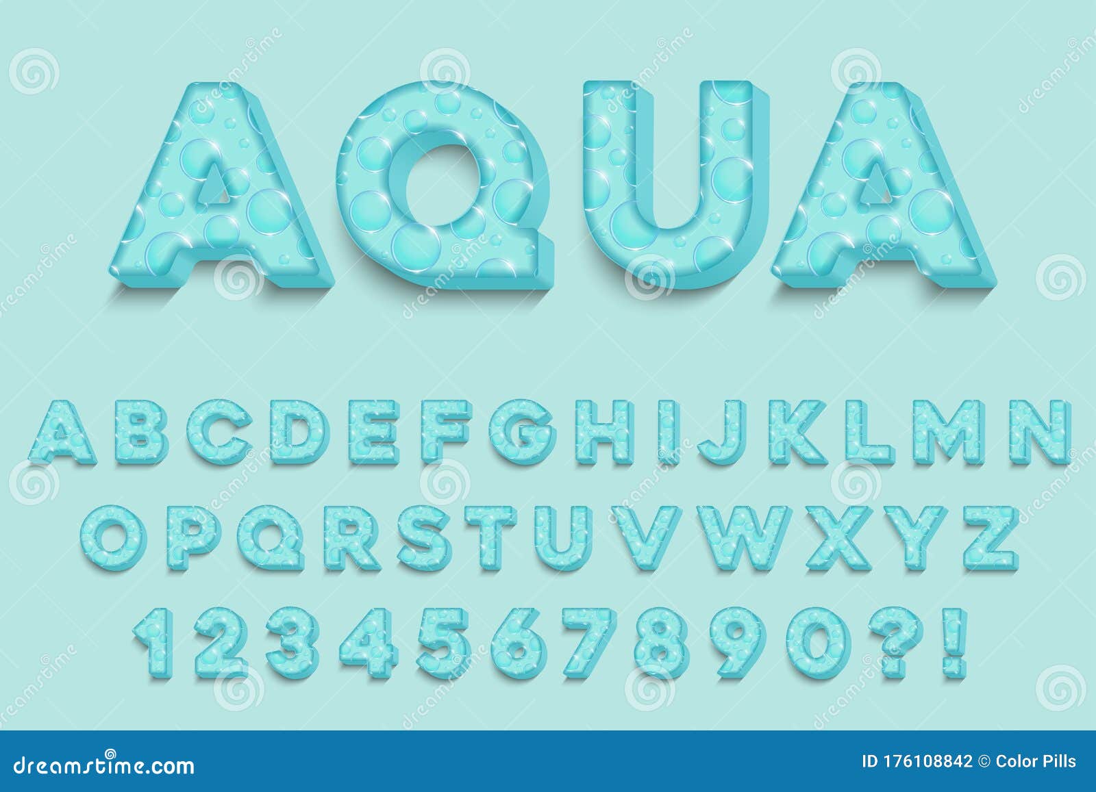 Aqua Numbers Stock Illustrations – 338 Aqua Numbers Stock Illustrations ...
