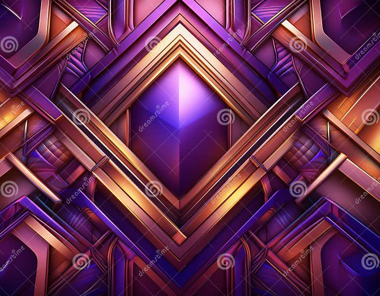 Modern 3D Background with Intersecting Geometric Shapes and Gradient ...