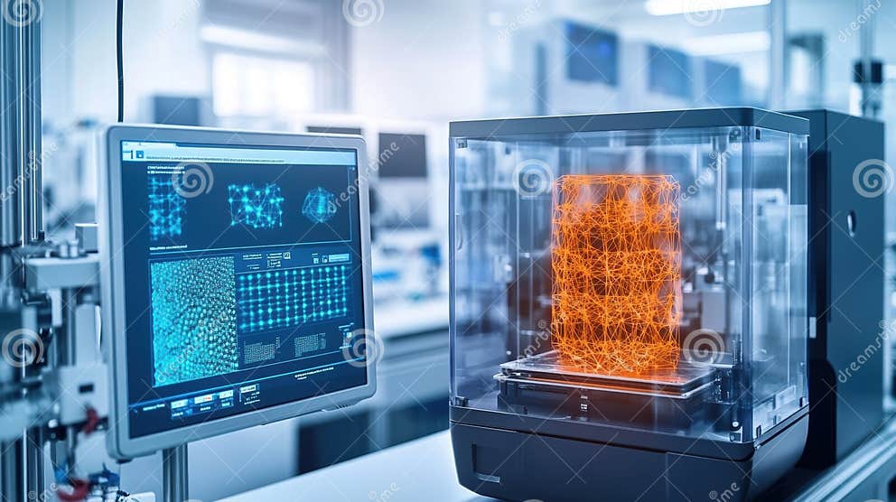 Modern 3d Bioprinting Machine Creating Artificial Organ in Laboratory ...