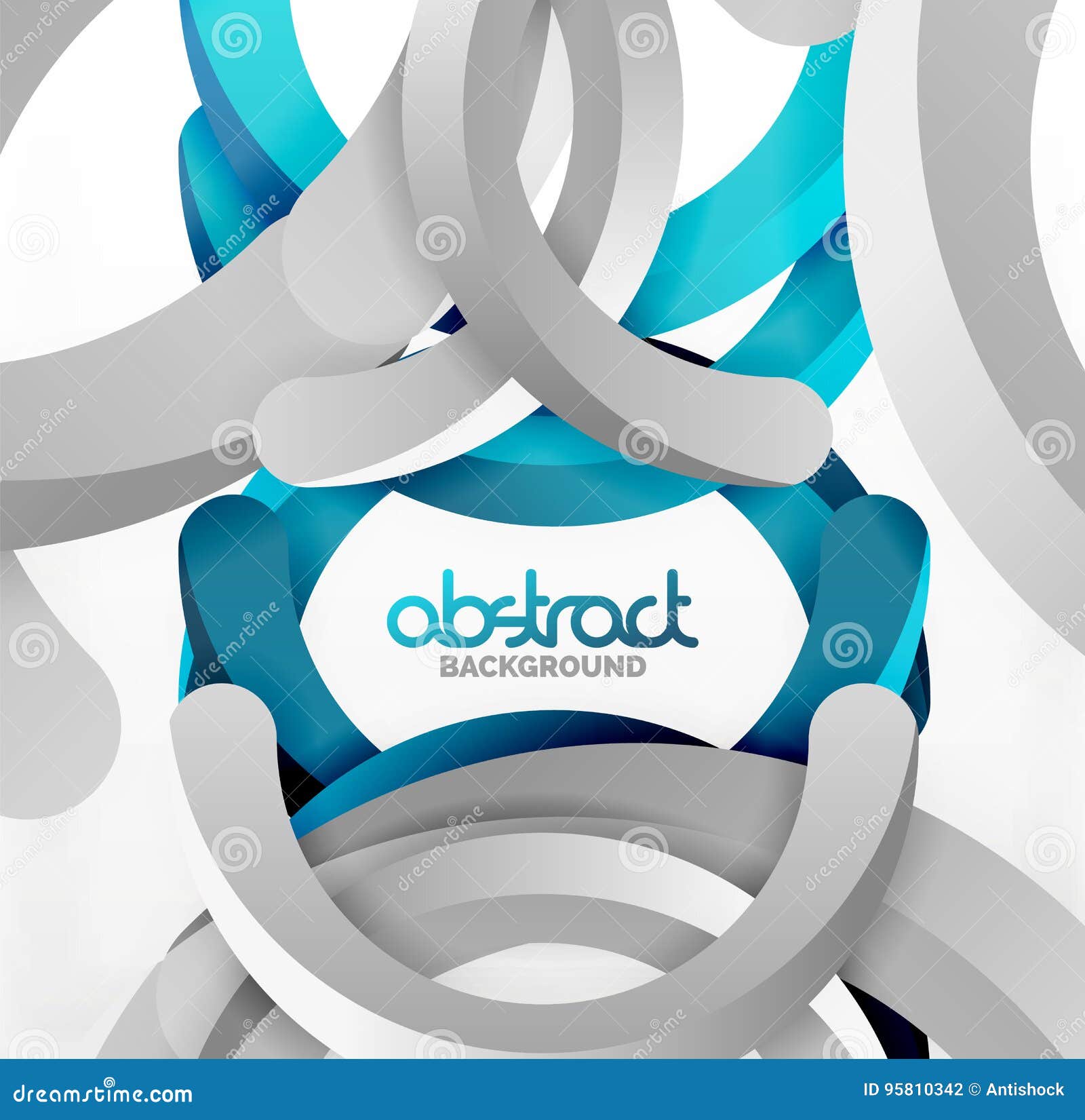 Modern 3d Geometrical Style Background, Arch Circular Lines Stock ...