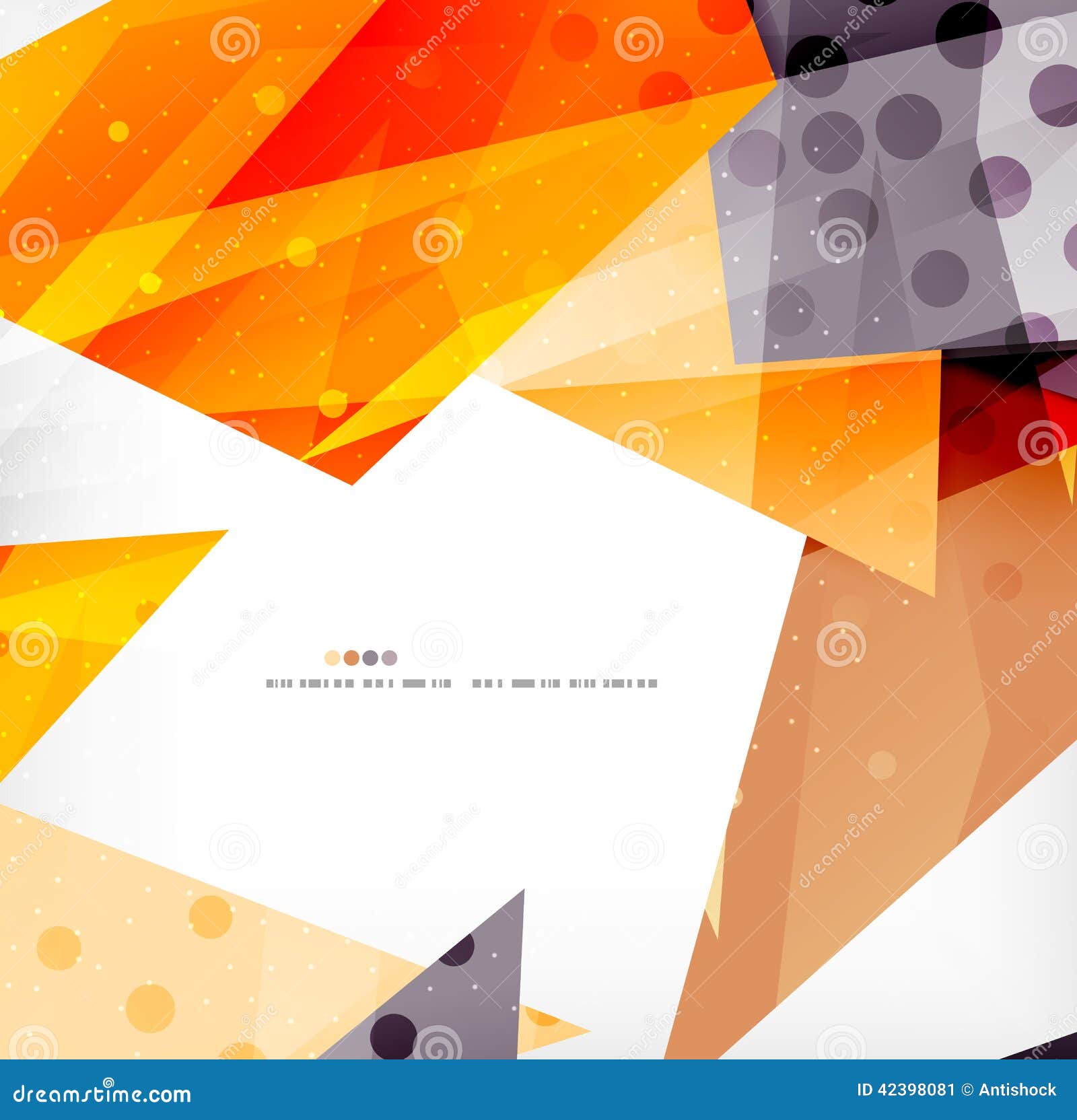 Modern 3d Glossy Overlapping Triangles Stock Vector - Illustration of ...