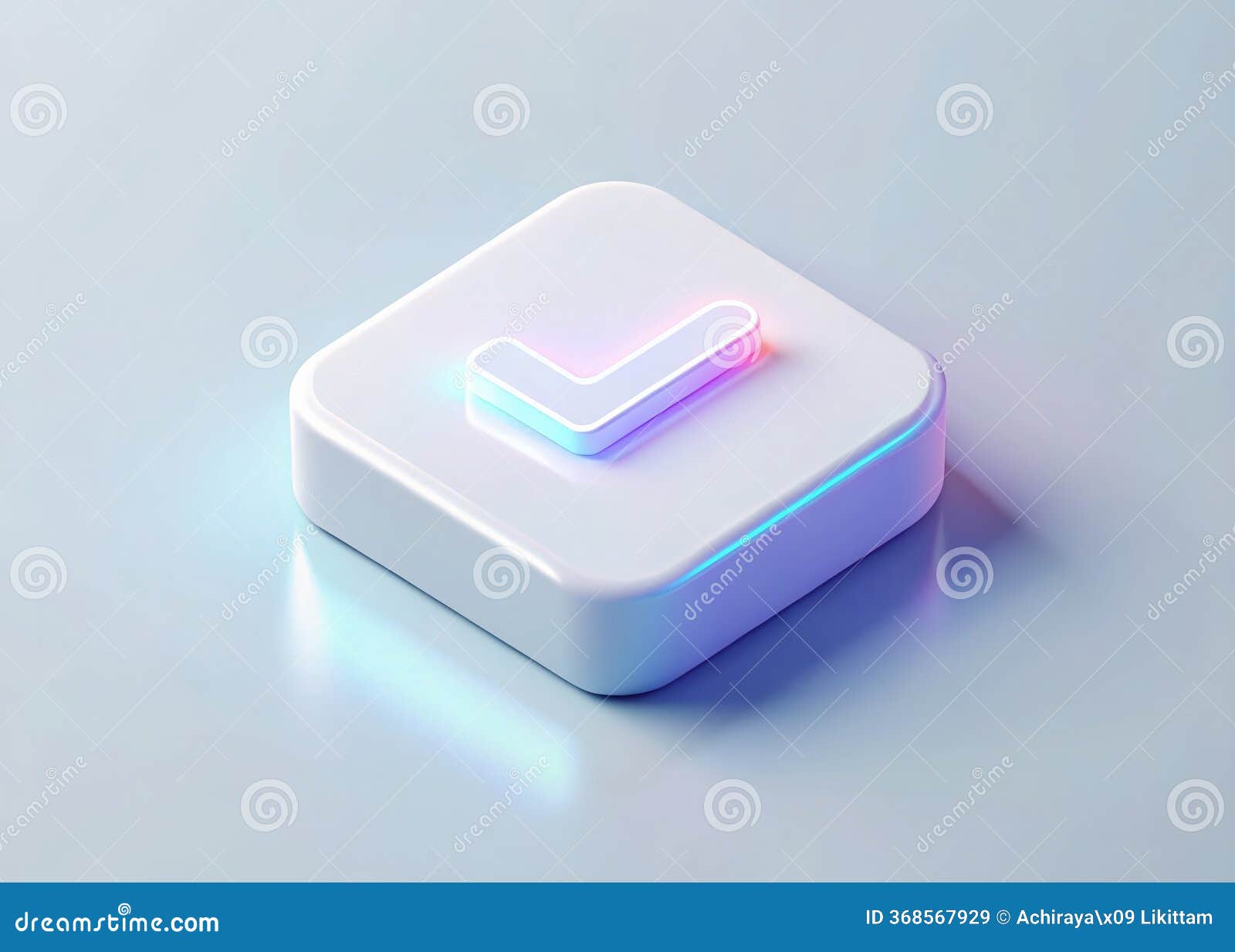 Confirm Button Cartoon Vector | CartoonDealer.com #213158185