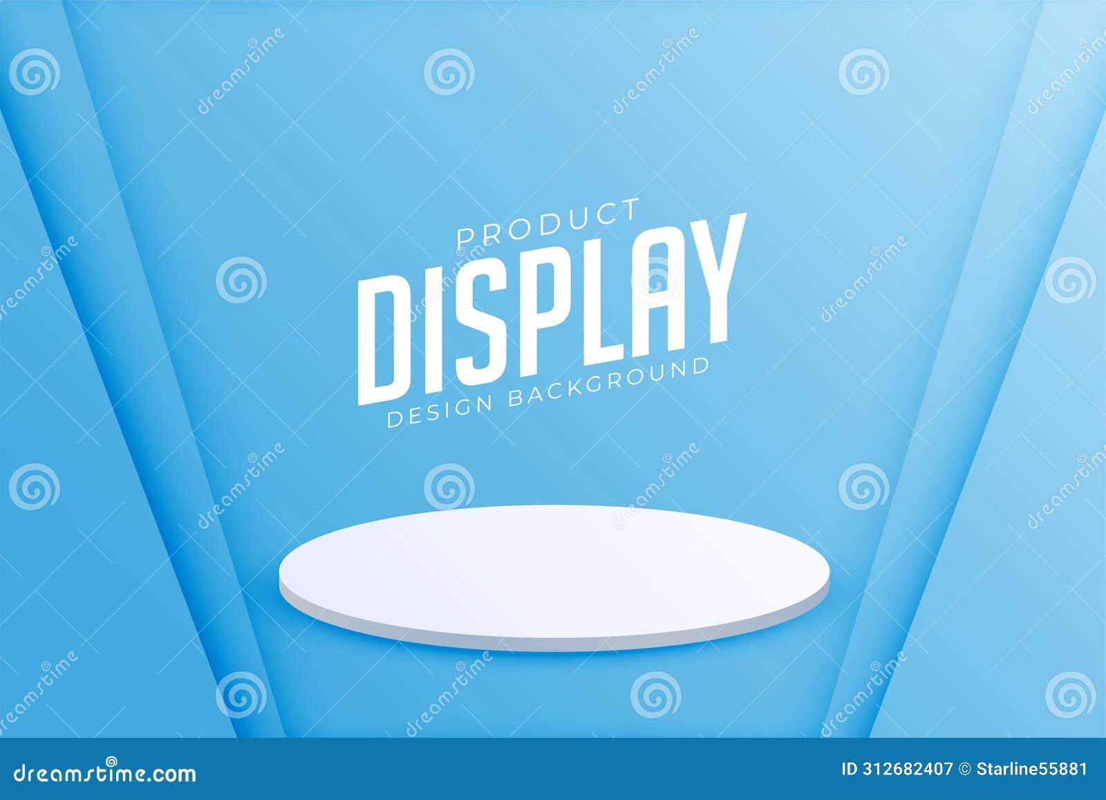 Modern 3d Pedestal Stand Background for Object Advertising Stock Vector ...