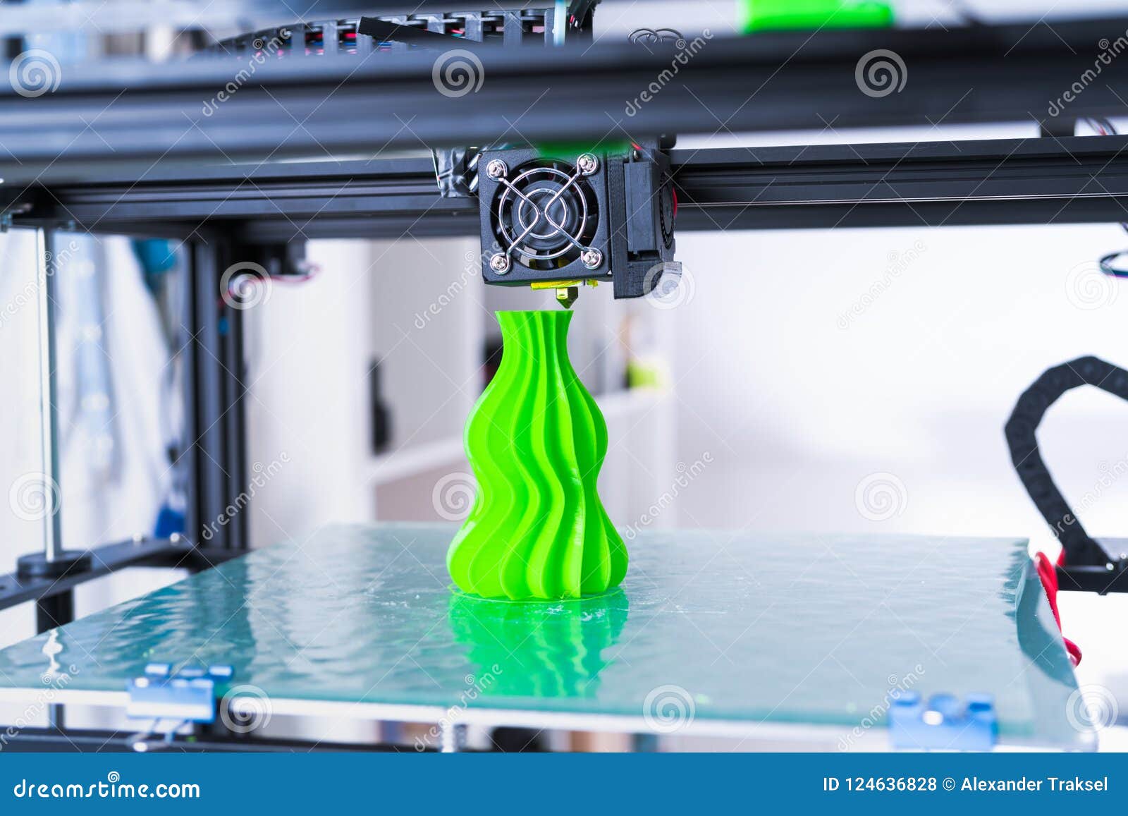 3d Printer Mechanism Working during the Processes. Modern 3D Printing ...