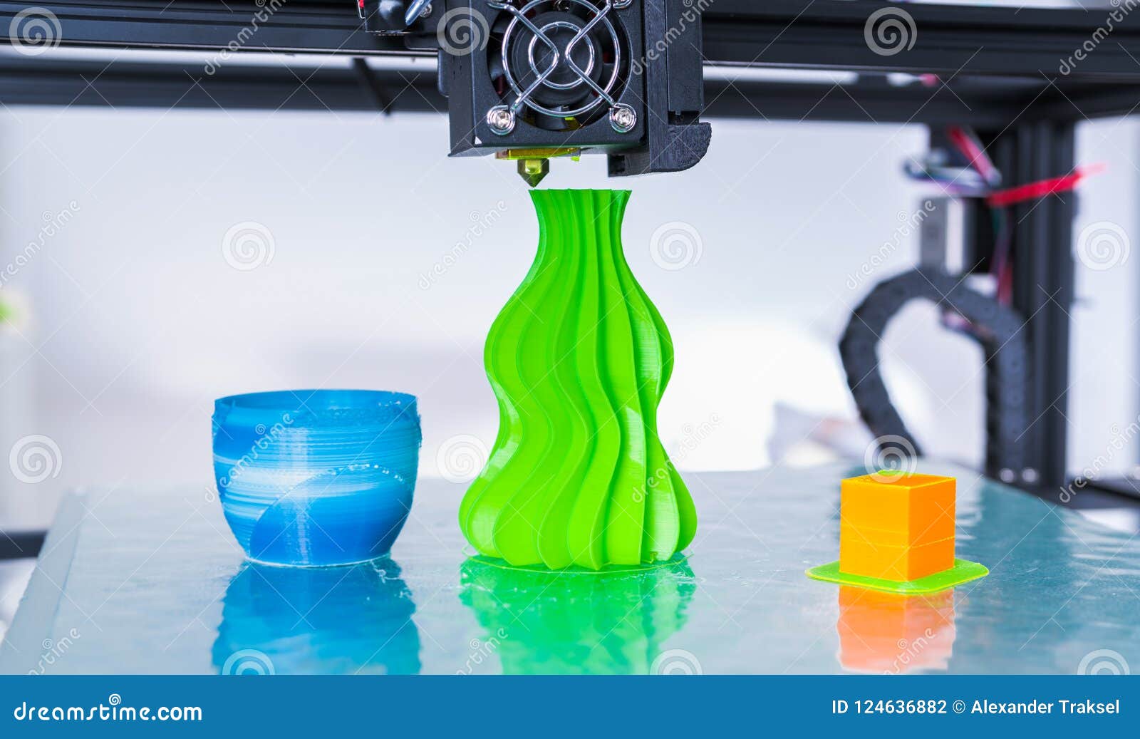 3d Printer Mechanism Working during the Processes. Modern 3D Printing ...