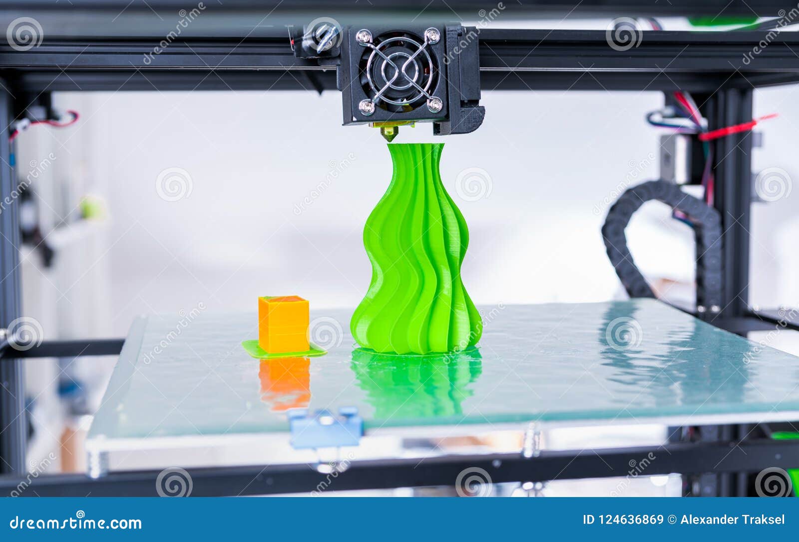 3d Printer Mechanism Working during the Processes. Modern 3D Printing ...