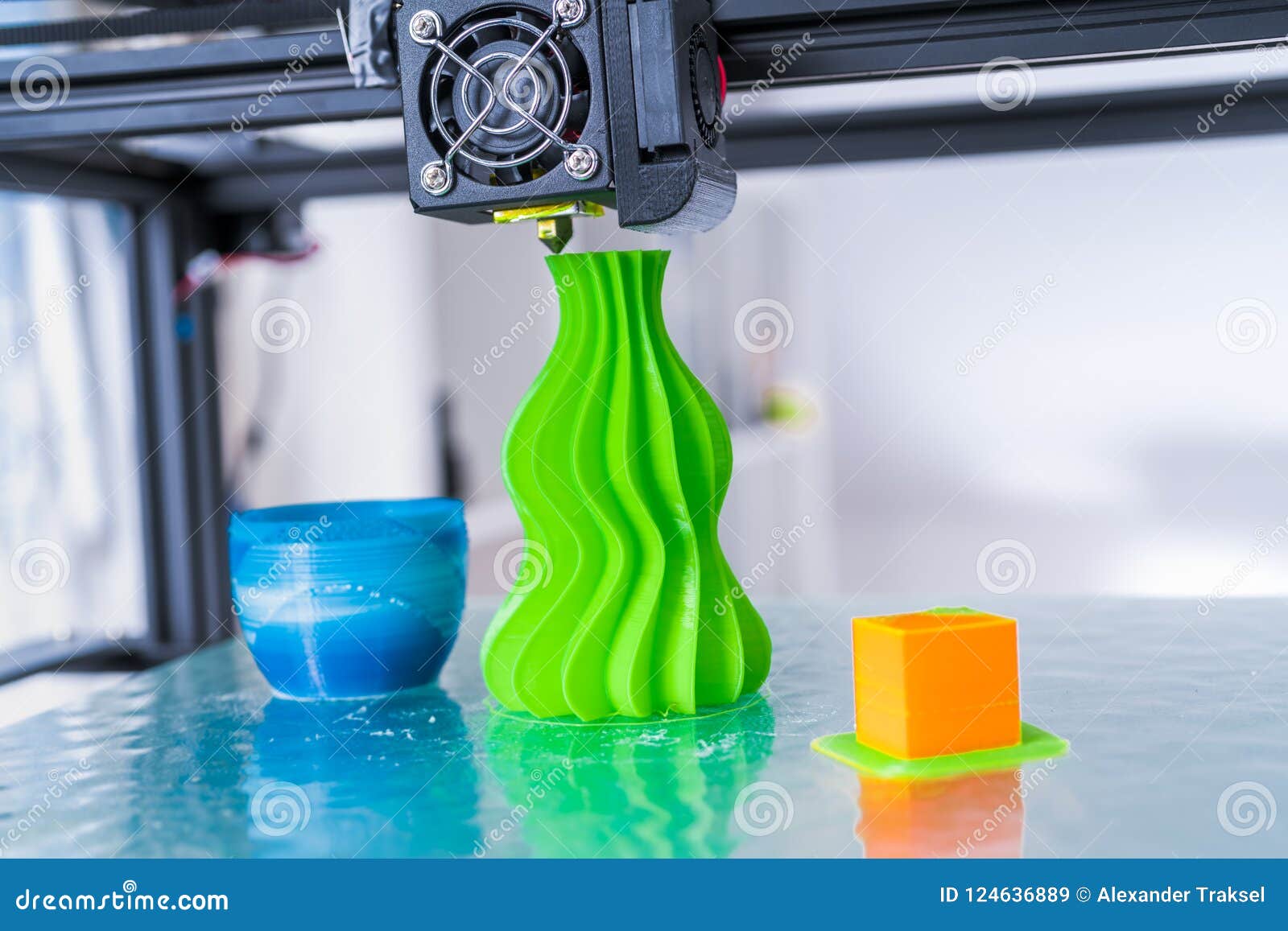 3d Printer Mechanism Working during the Processes. Modern 3D Printing ...
