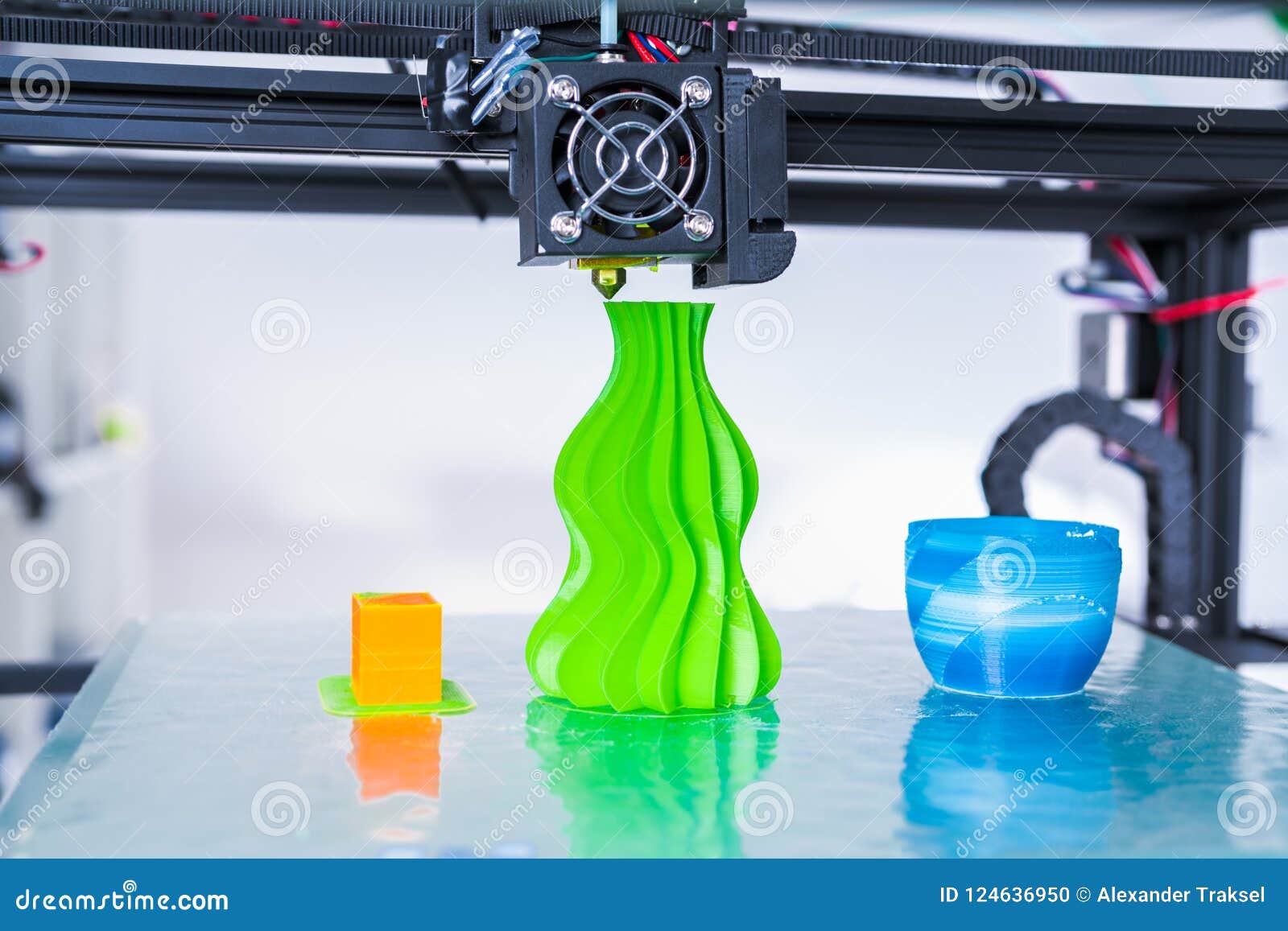 3d Printer Mechanism Working during the Processes. Modern 3D Printing ...