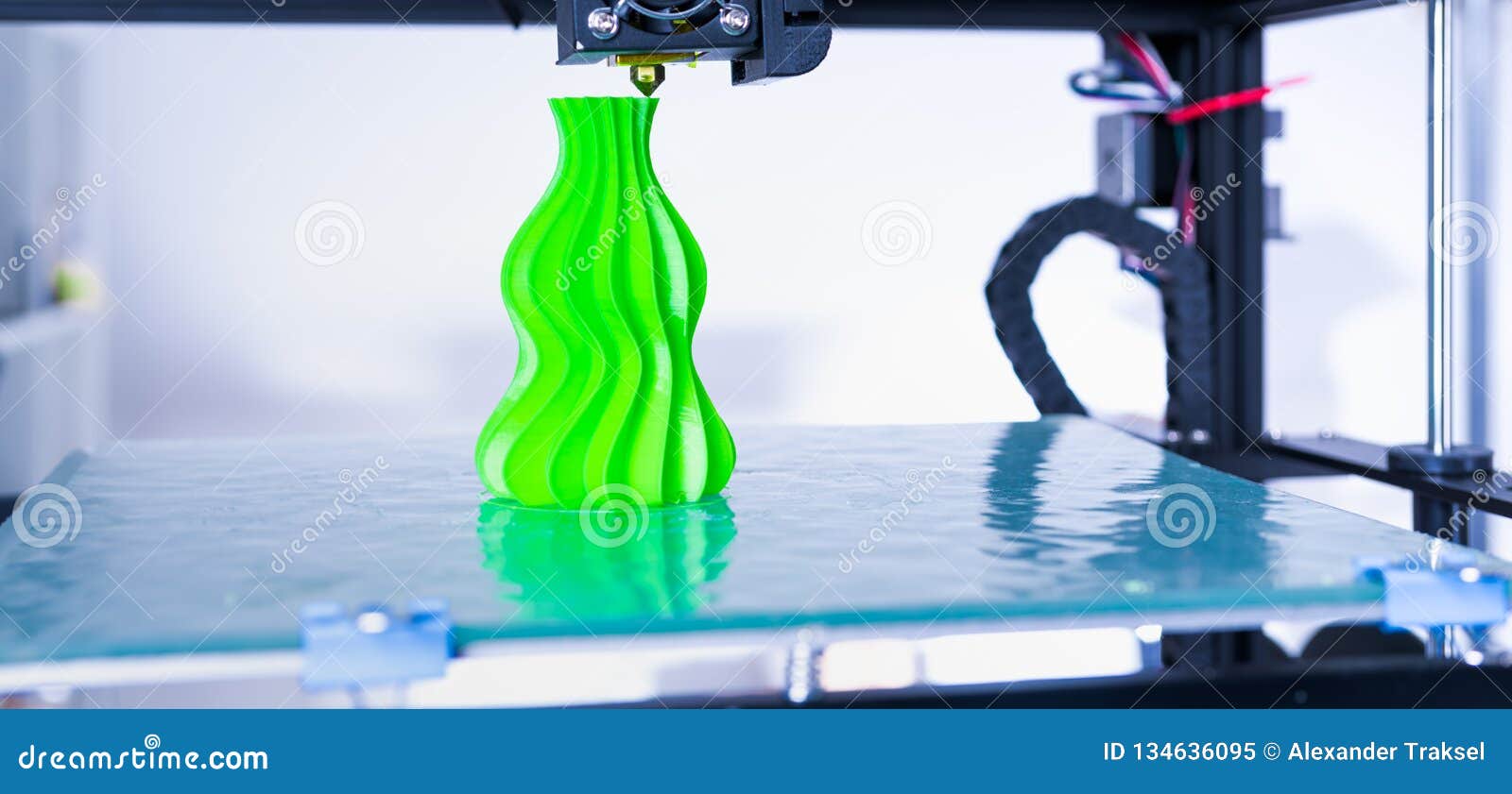 Modern 3D printing stock image. Image of detail, industrial - 134636095