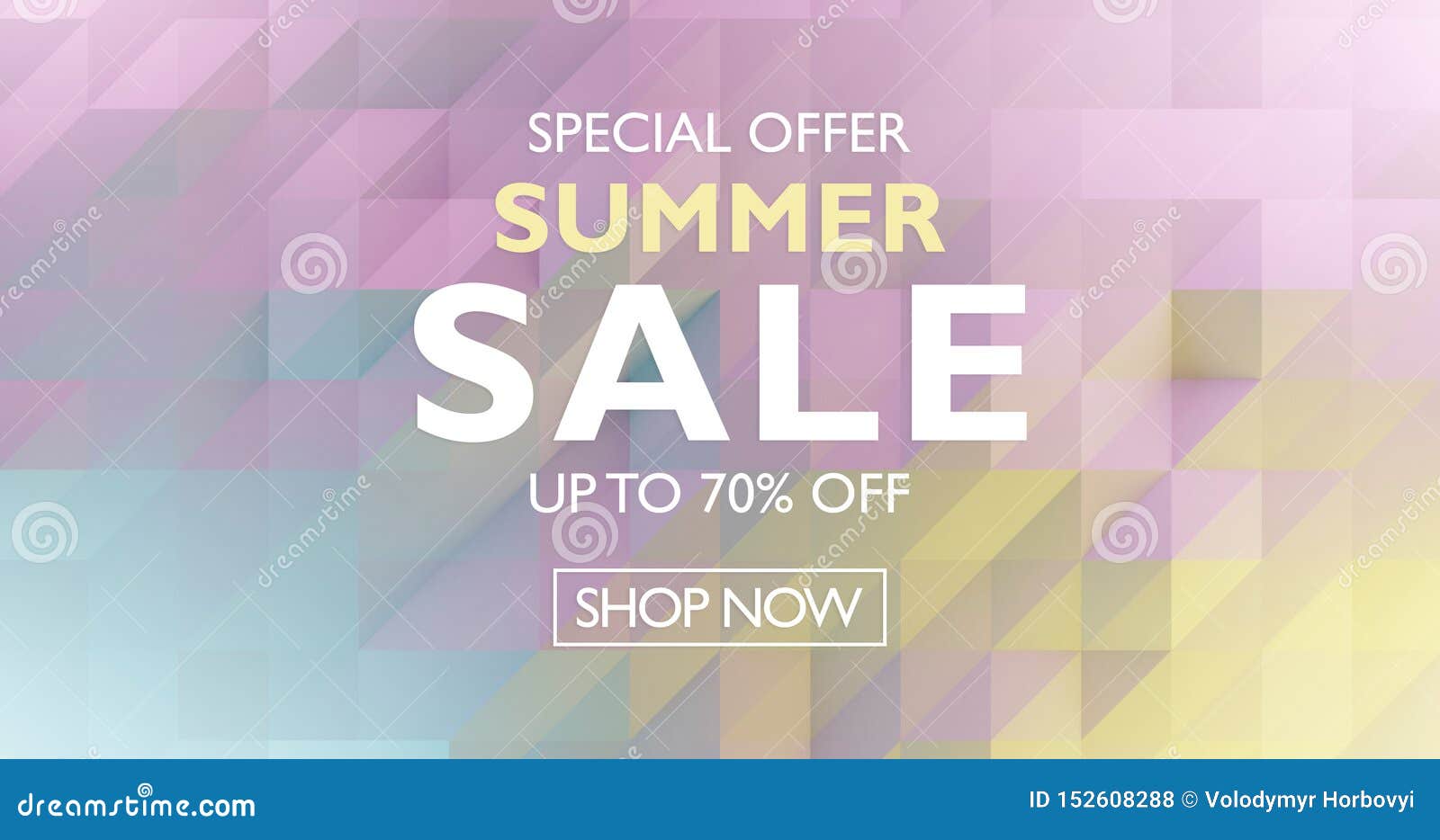 Modern 3d Render Geometric Pattern, Colorful Mosaic Poster Design Stock ...