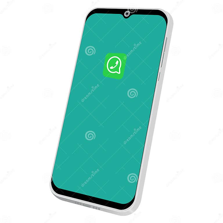 Modern 3D Template Whats App Interface Illustration. Editorial Stock ...