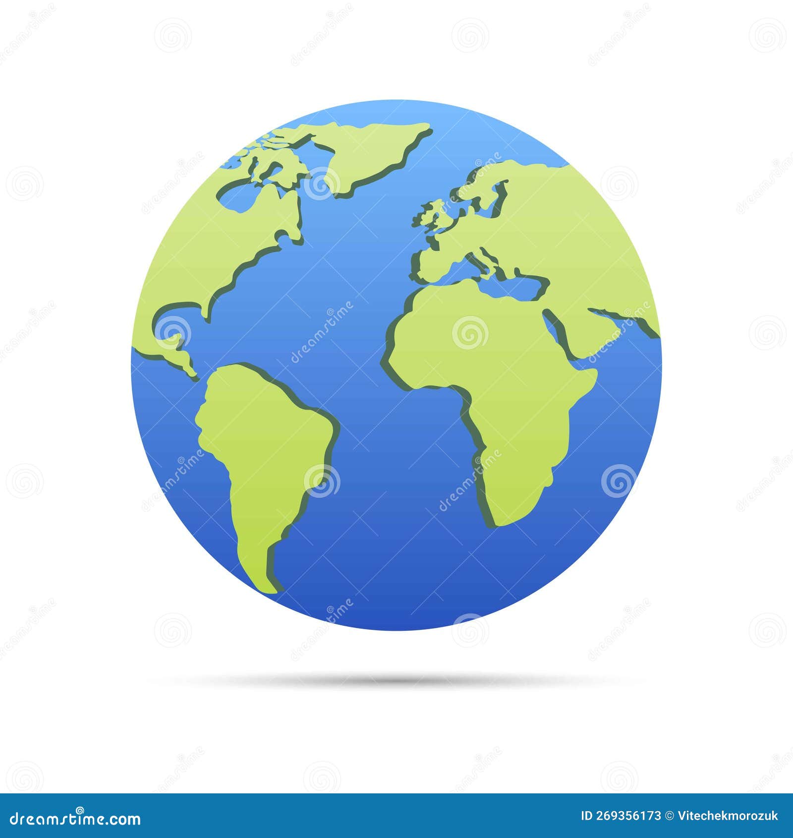 Modern 3d World Map Concept Isolated on Transparent Background. World ...