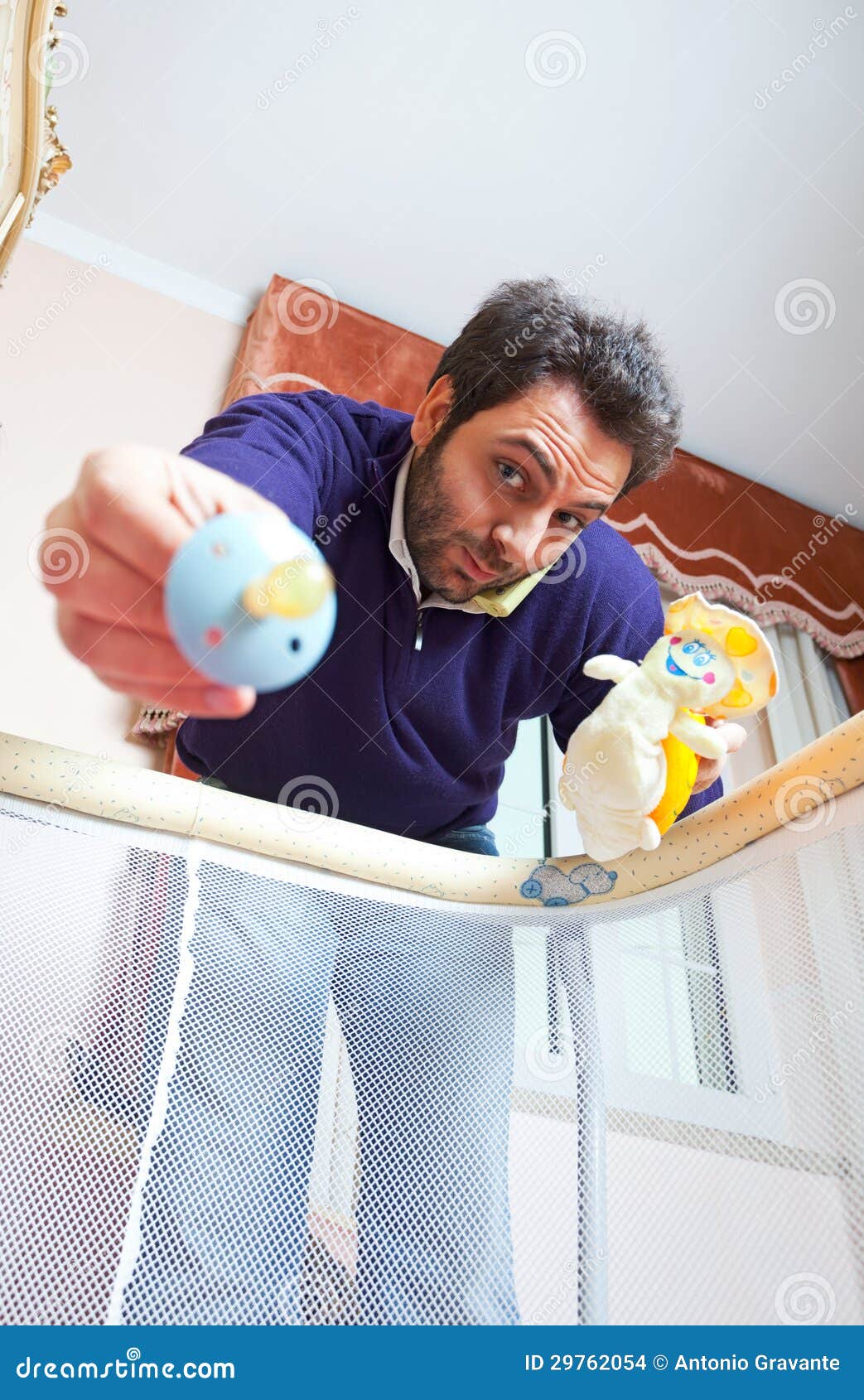Modern dad stock photo. Image of youth, exhaustion, small - 29762054