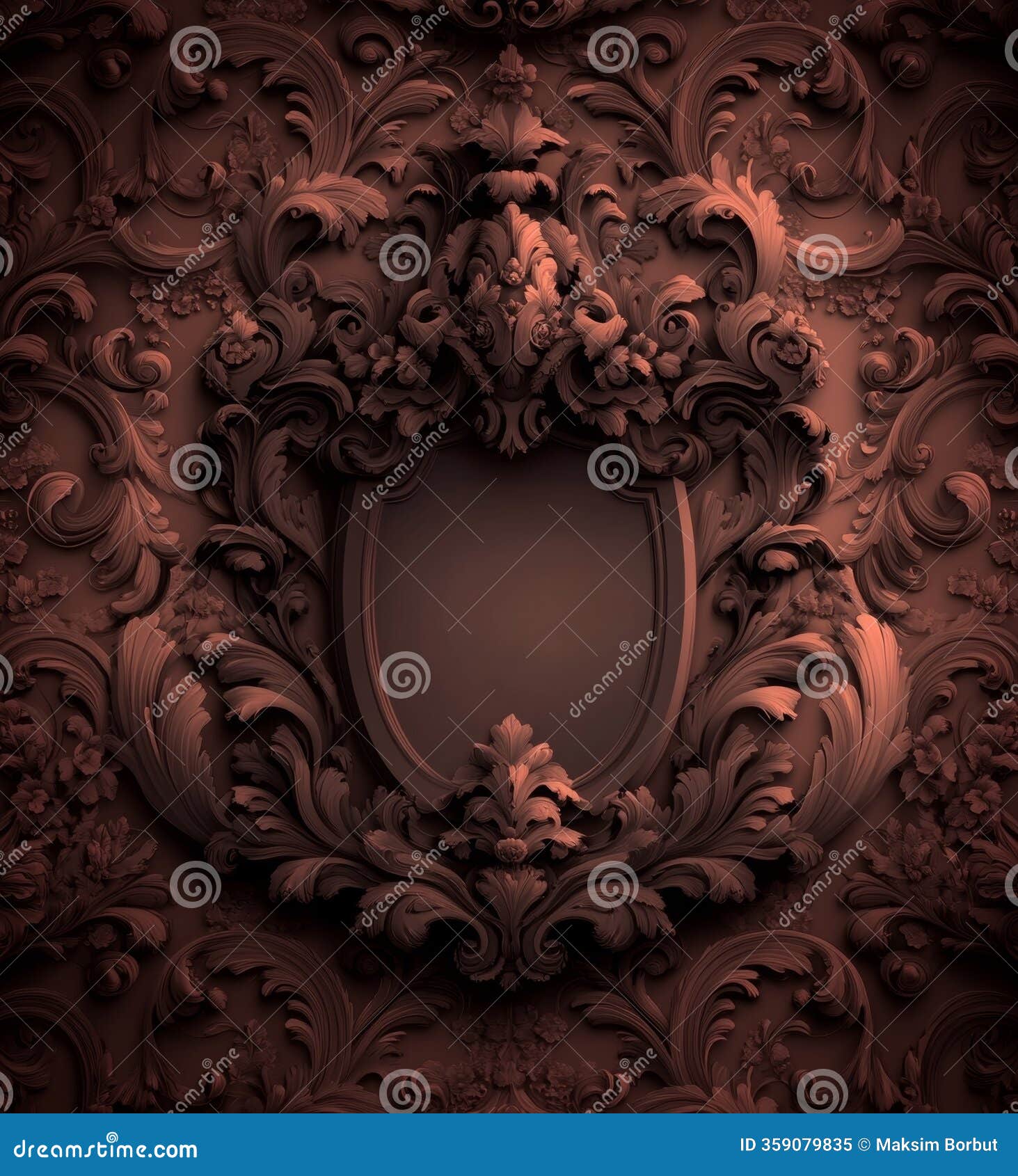 A Modern Damask Seamless Pattern Element. Classical, Luxurious Old-fashioned Damask Ornament ...