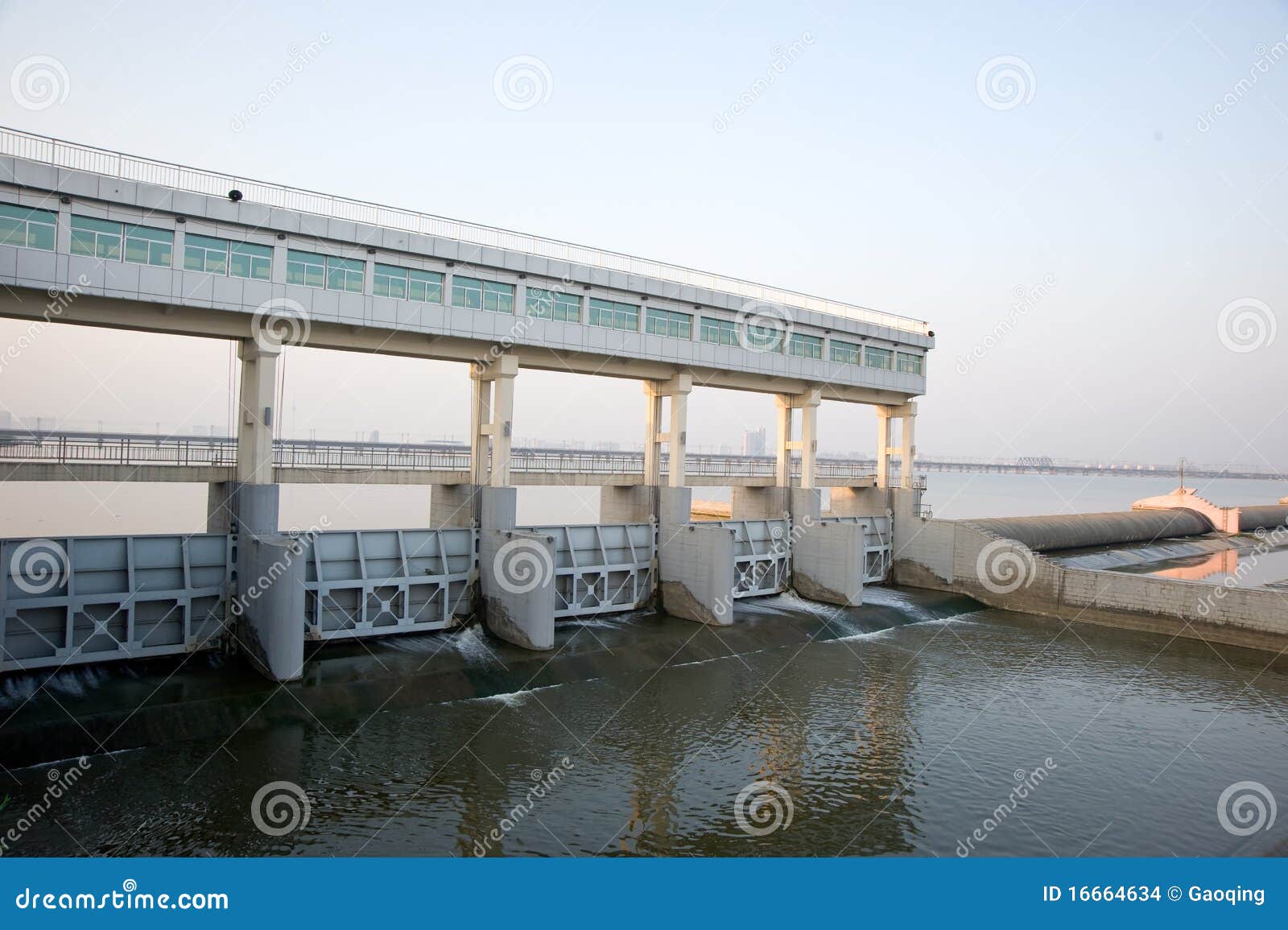 Modern Dams on the Yangtze River of China Stock Photo - Image of flow ...