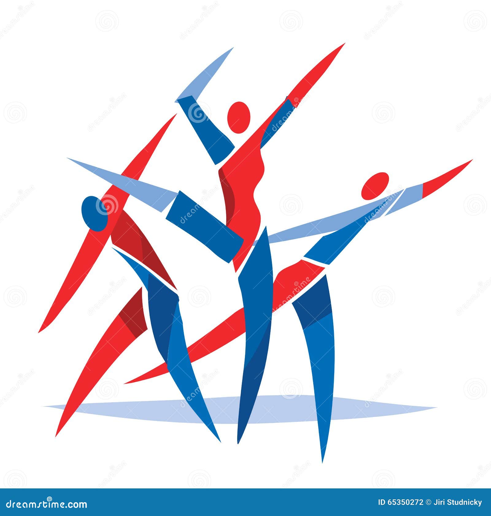 Modern Dance Ballet Dancers. Stock Vector - Illustration of group ...