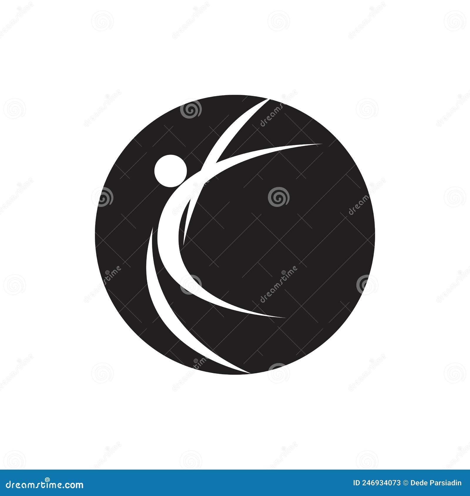 Dance Logo Vector Design Symbol Stock Vector - Illustration of creative ...