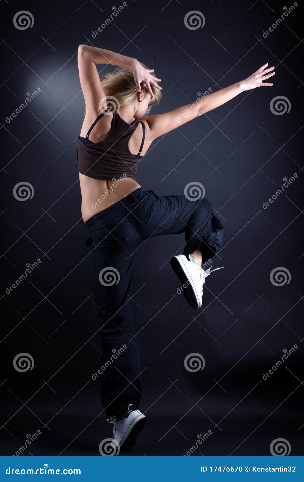 Modern dancer in action stock photo. Image of street - 17476670