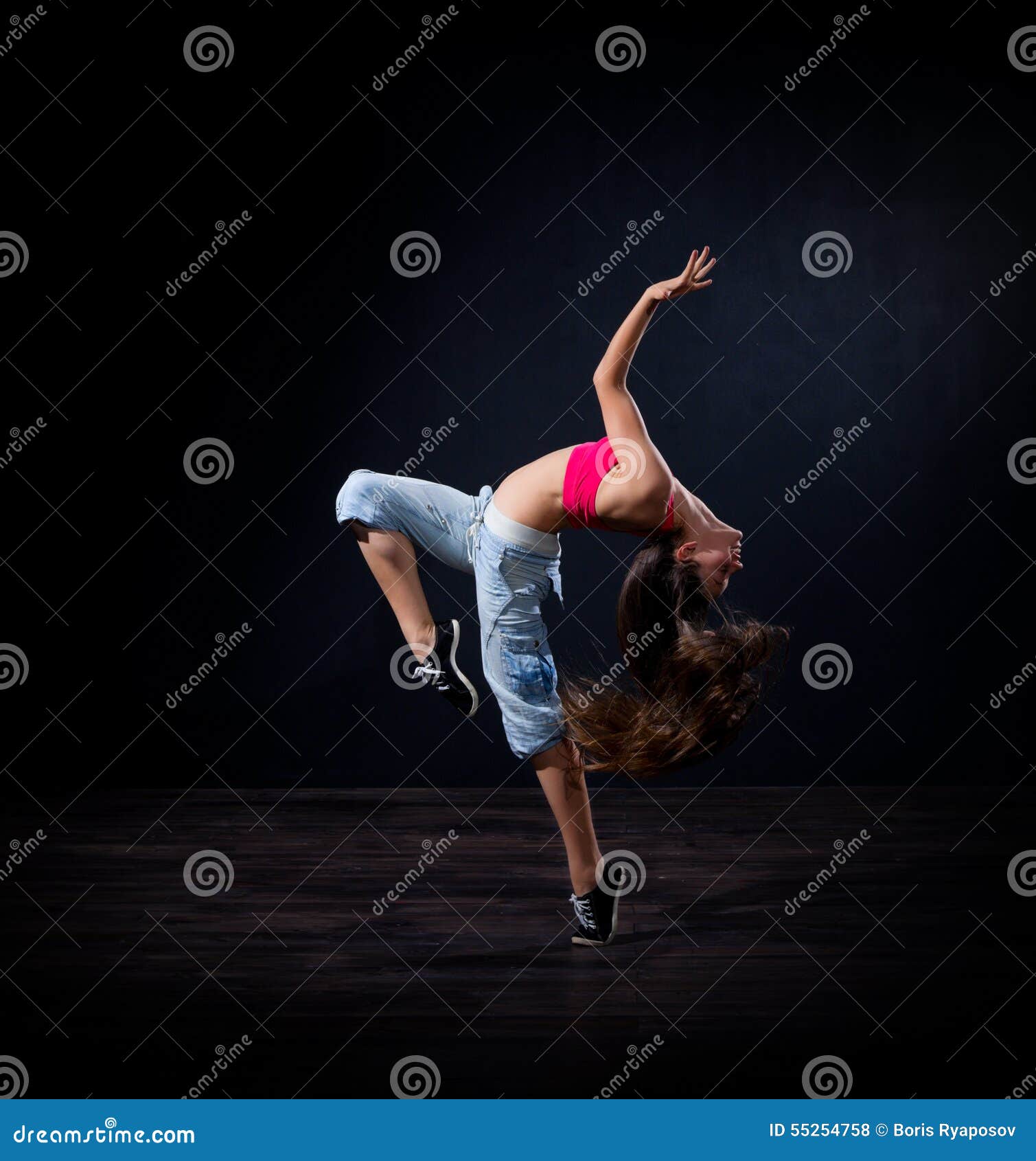 Modern Dancer Girl (normal Ver) Stock Photo - Image of flying, adult ...