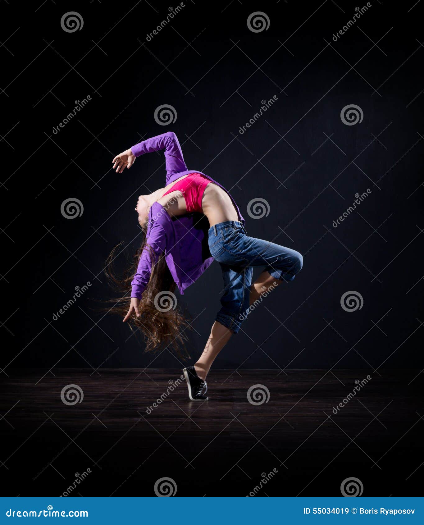 Modern Dancer (normal Version) Stock Image - Image of breakdancing ...