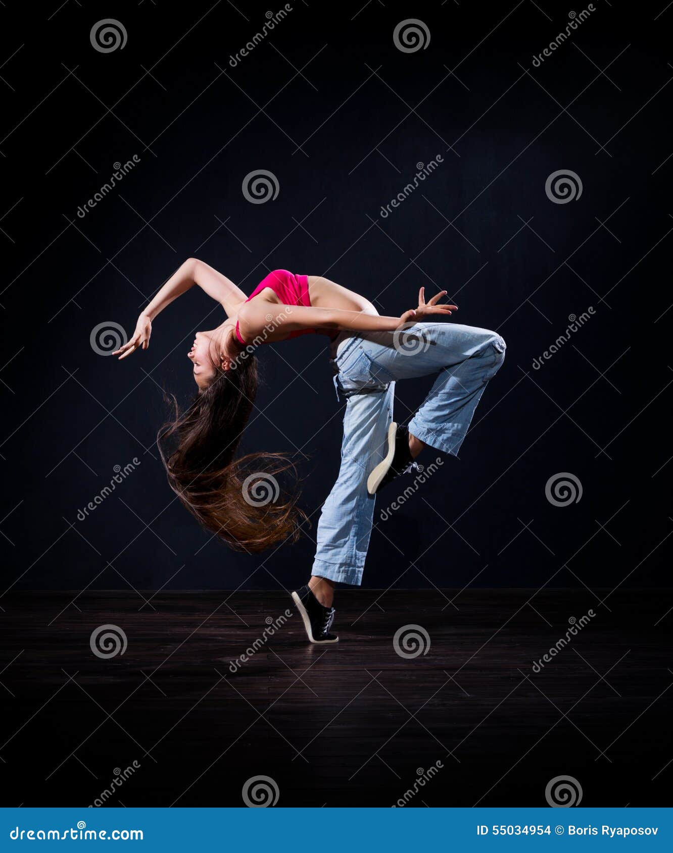 Modern Dancer (normal Version) Stock Photo - Image of females, grace ...