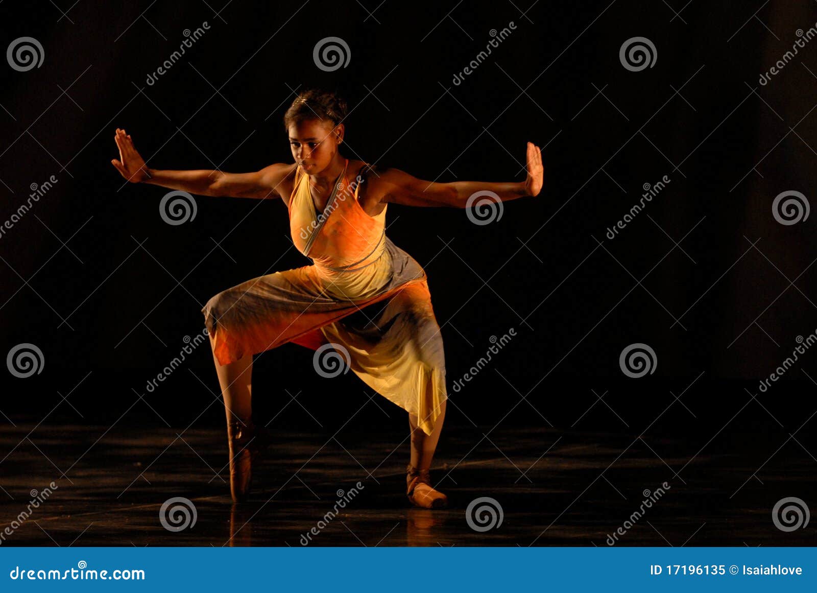 Modern dancer on points editorial image. Image of fitness - 17196135