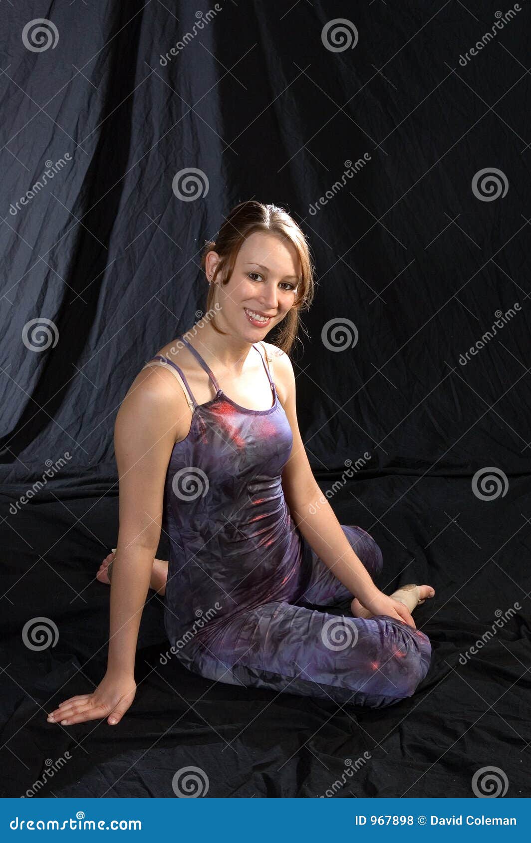 Modern Dancer In Sitting Pose Stock Photo - Image of arts ...