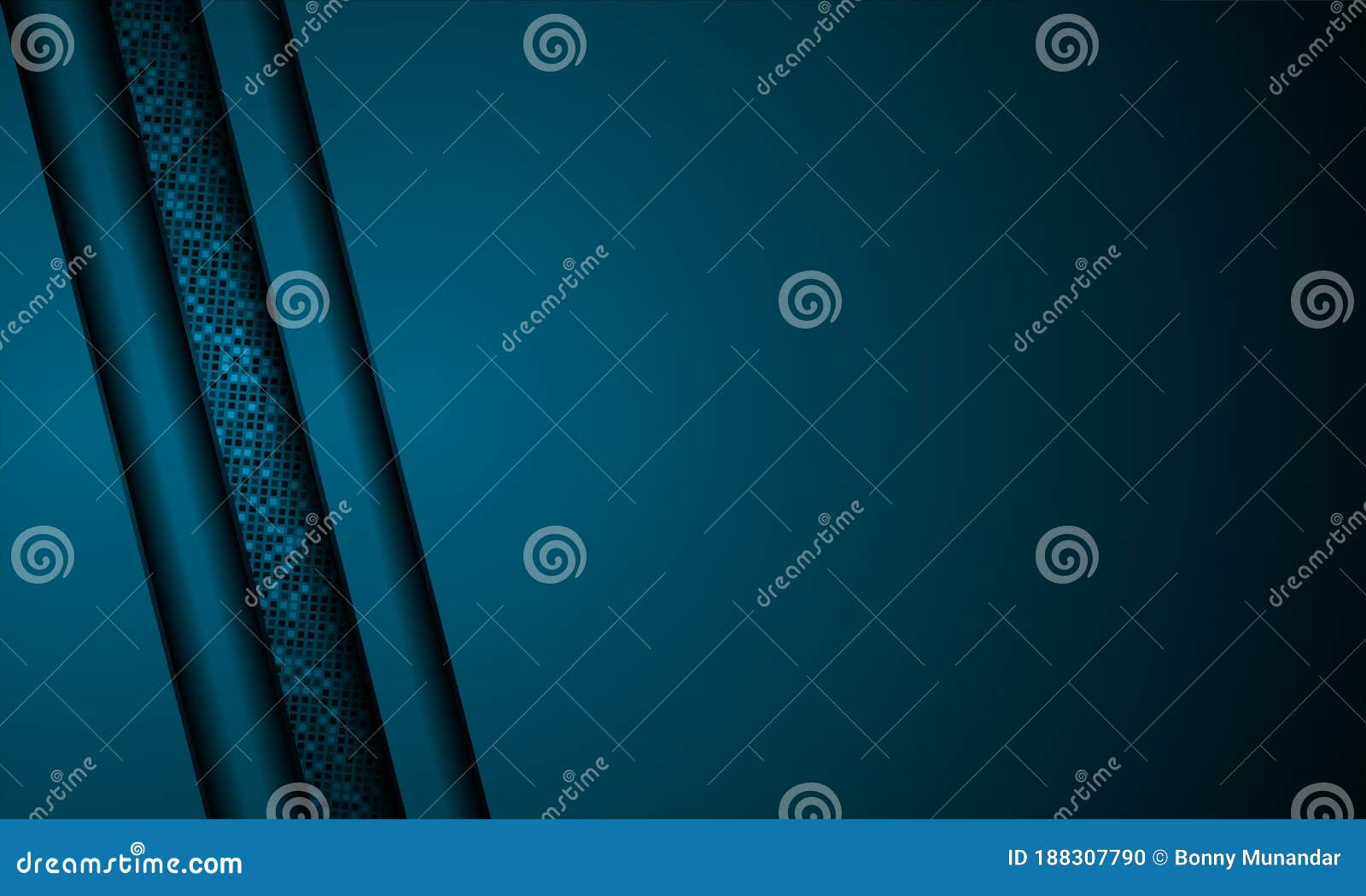 Modern Dark Background with Solid Blue Lines Stock Vector ...