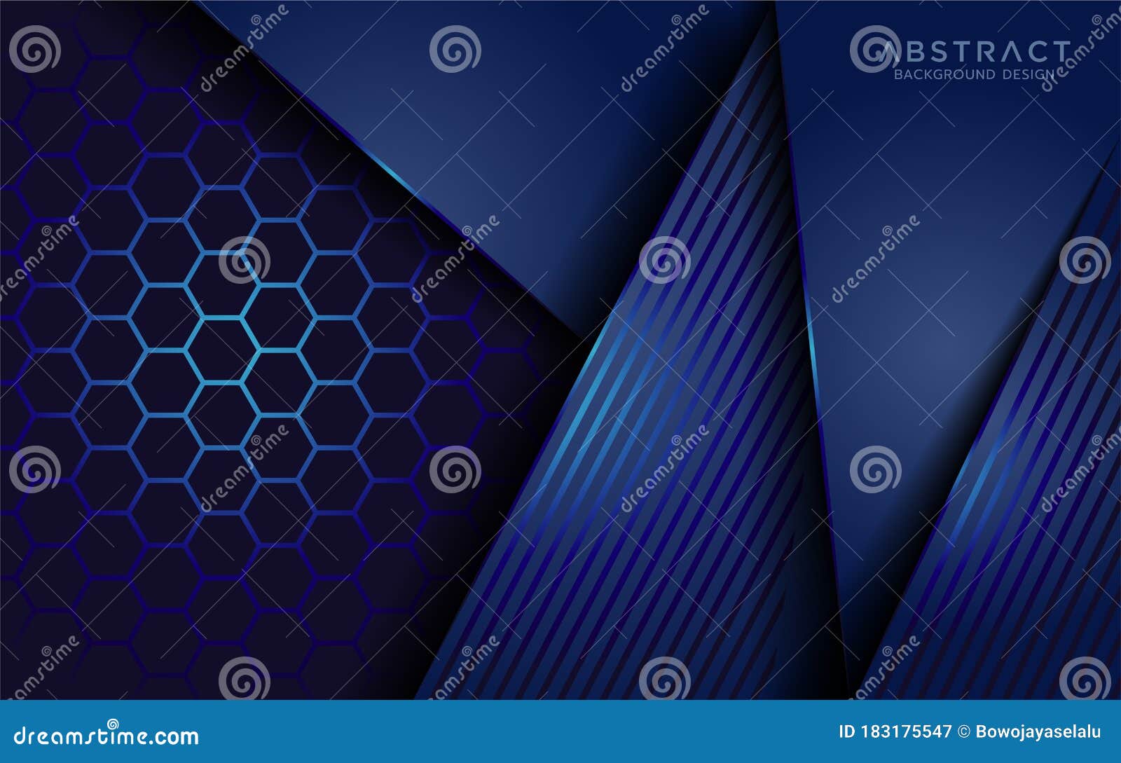 Modern Dark Blue Futuristic Background Design. Graphic Design Element ...