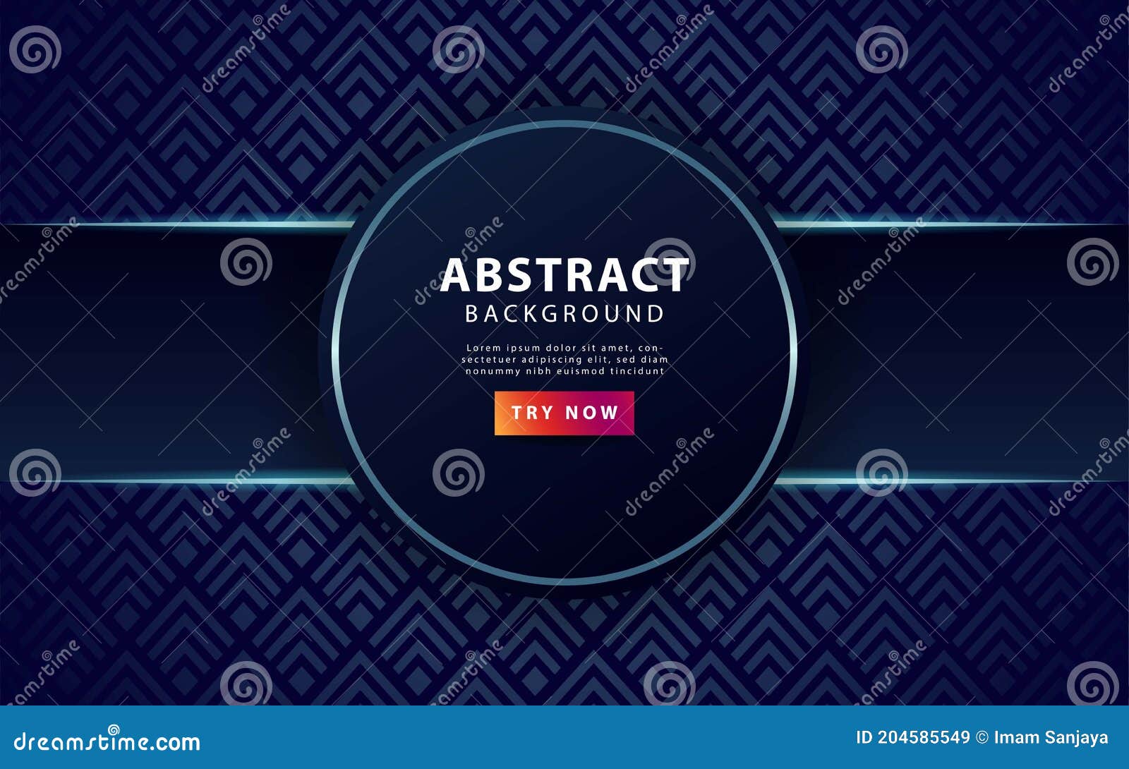 Modern Dark Blue Overlay Layers Background. Realistic Light Effect on ...