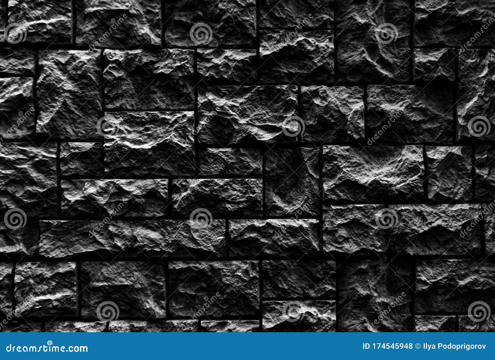 Dark Stone Wall Texture