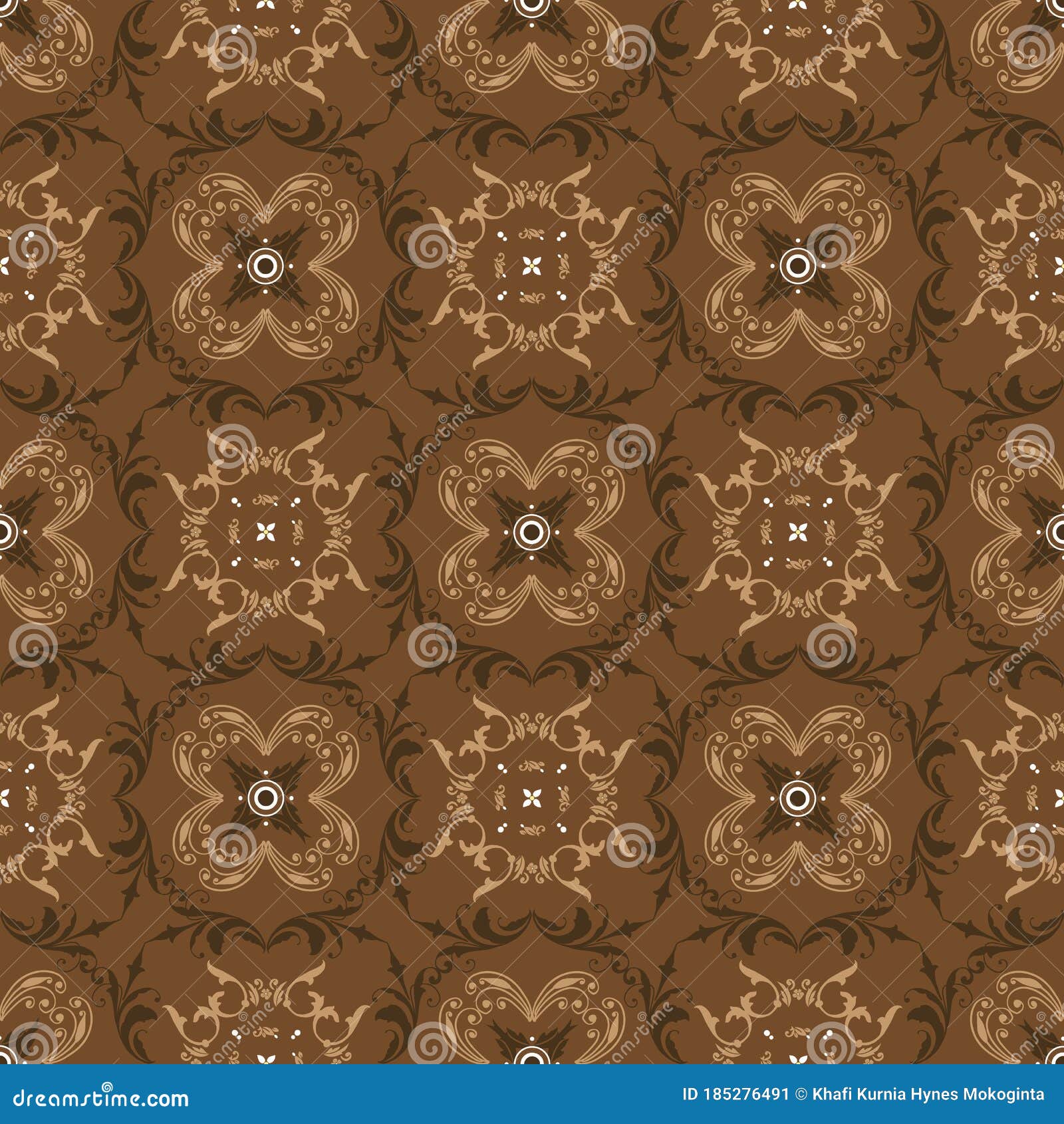 Modern Dark Brown Color Designs for Typical of Traditional Batik Java ...