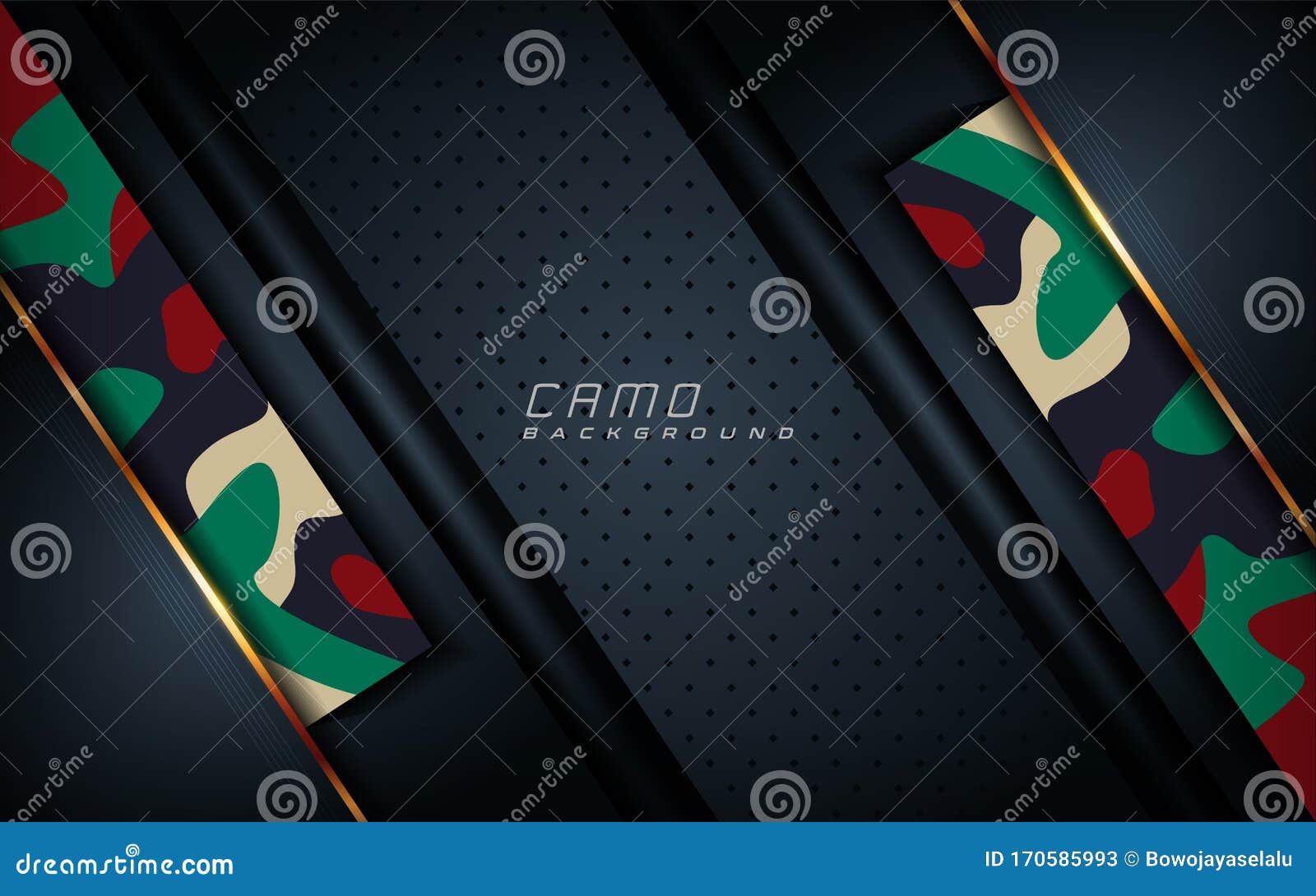 Modern Dark Camo Abstract Background Design. 3d Textured Effect Stock ...