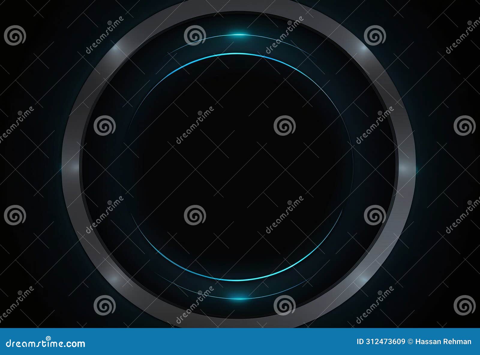 Modern Dark Circle Background. Circle Technology Design Stock ...