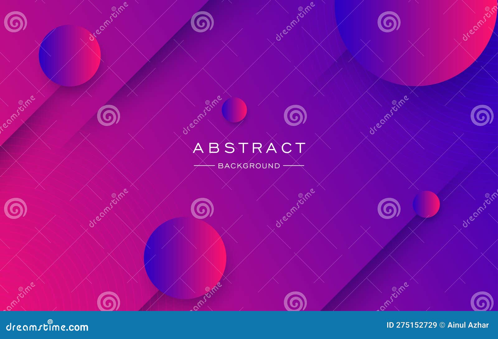 Modern Dark Purple Blue Circle 3d Style Papercut Background. Stock ...
