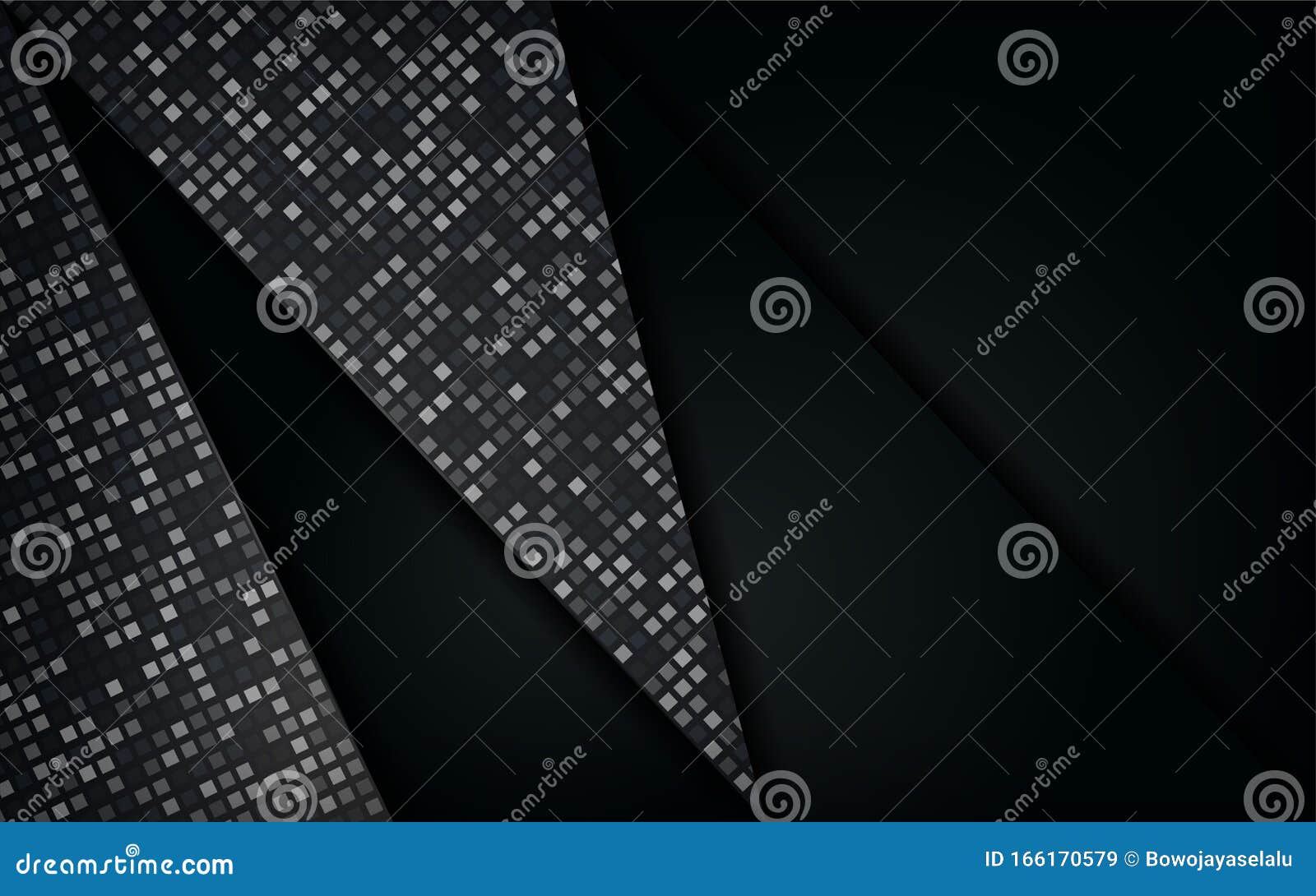 Modern Dark Tech Digital Background with Abstract Style and Overlap ...