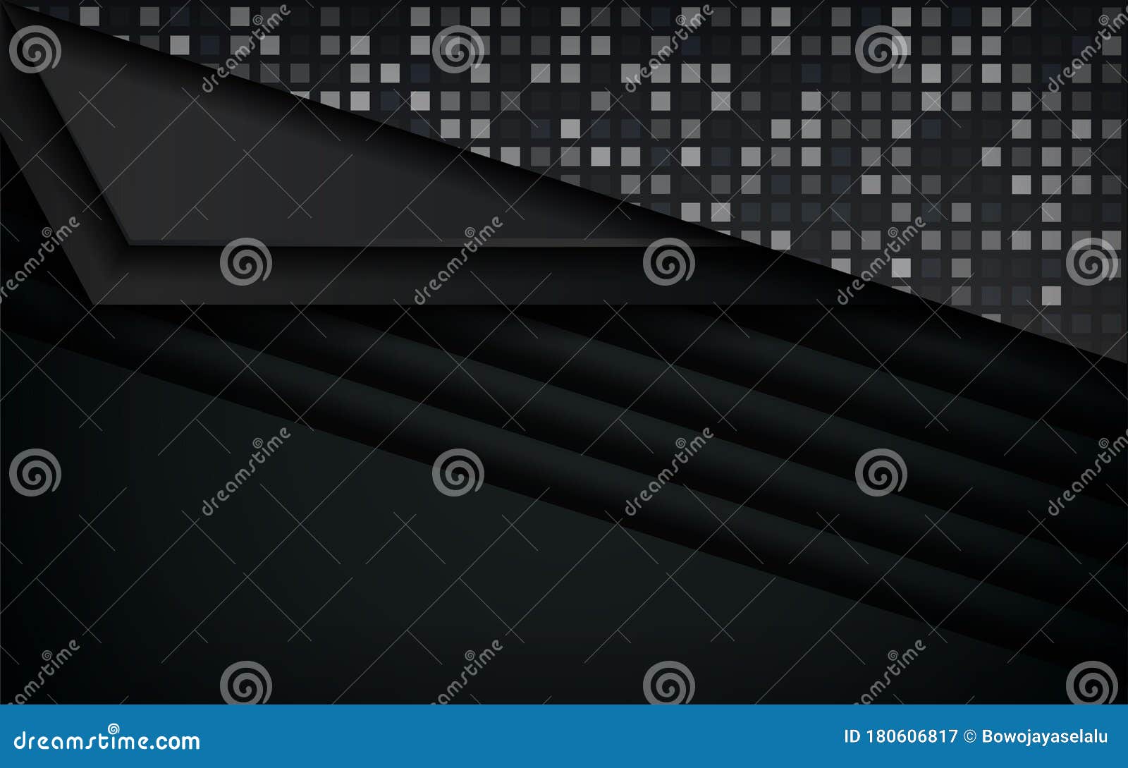 Modern Dark Tech Digital Background with Abstract Style and Overlap ...
