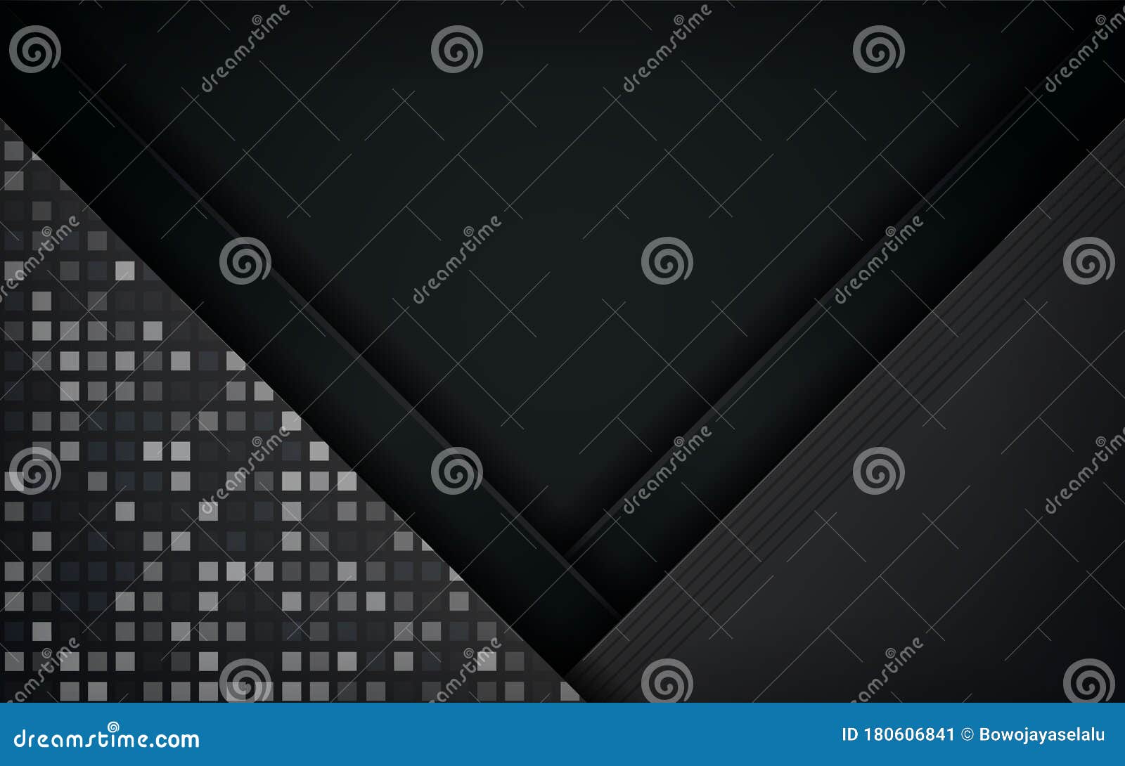 Modern Dark Tech Digital Background with Abstract Style and Overlap ...