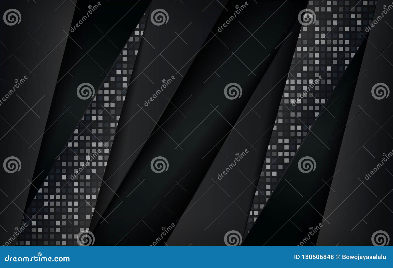 Modern Dark Tech Digital Background with Abstract Style and Overlap ...