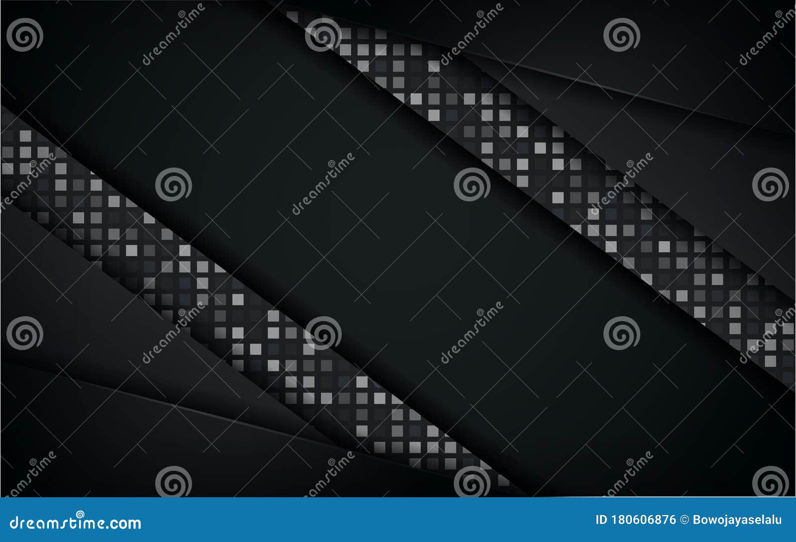Modern Dark Tech Digital Background with Abstract Style and Overlap ...