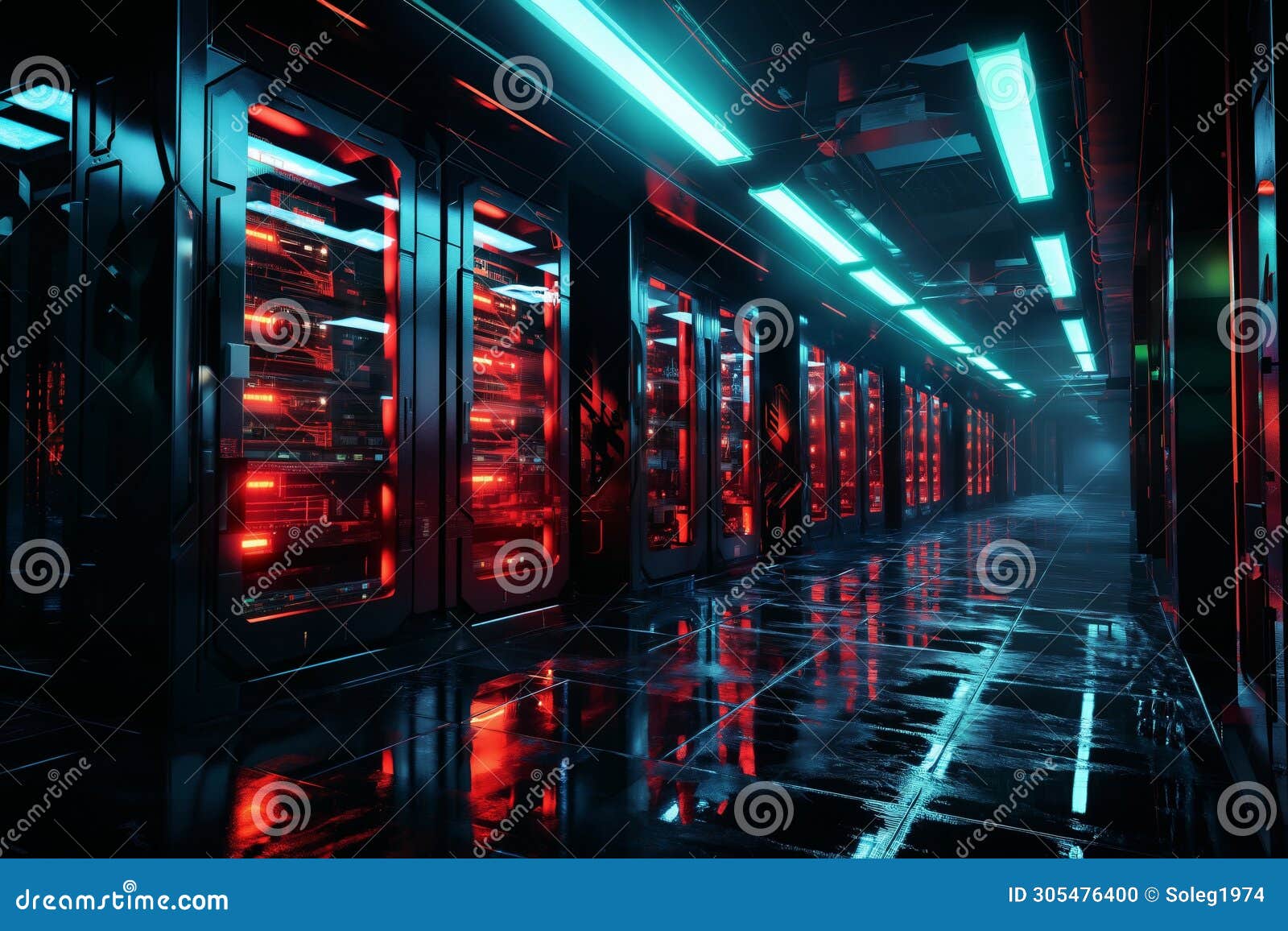 A Modern Data Center for Information Processing, the Internet, Data ...