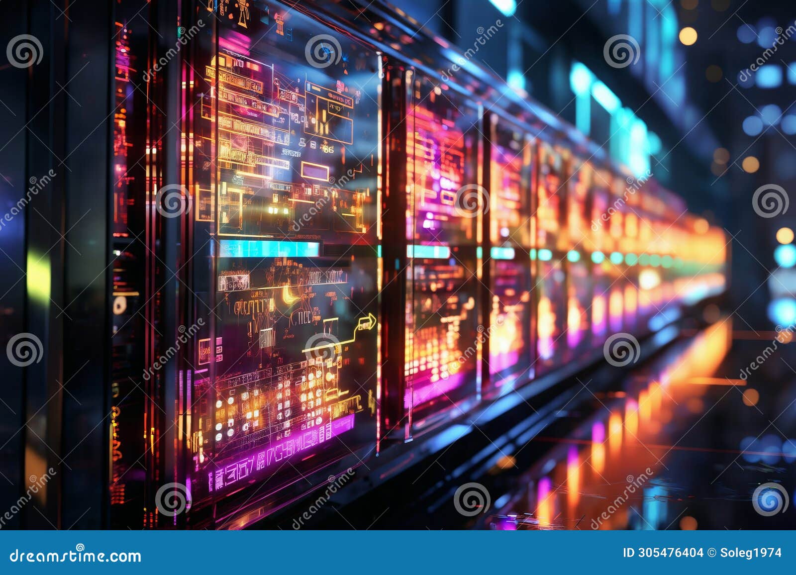 A Modern Data Center for Information Processing, the Internet, Data ...