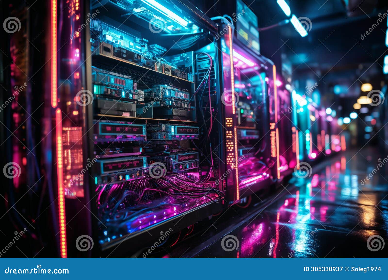 A Modern Data Center for Information Processing, the Internet, Data ...