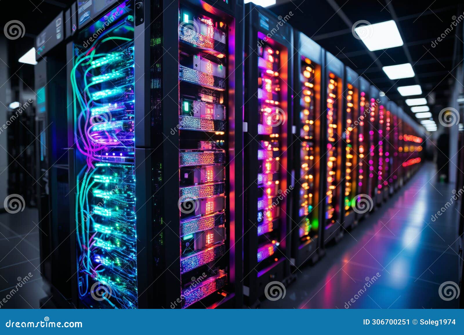 A Modern Data Center for Information Processing, the Internet, Data ...