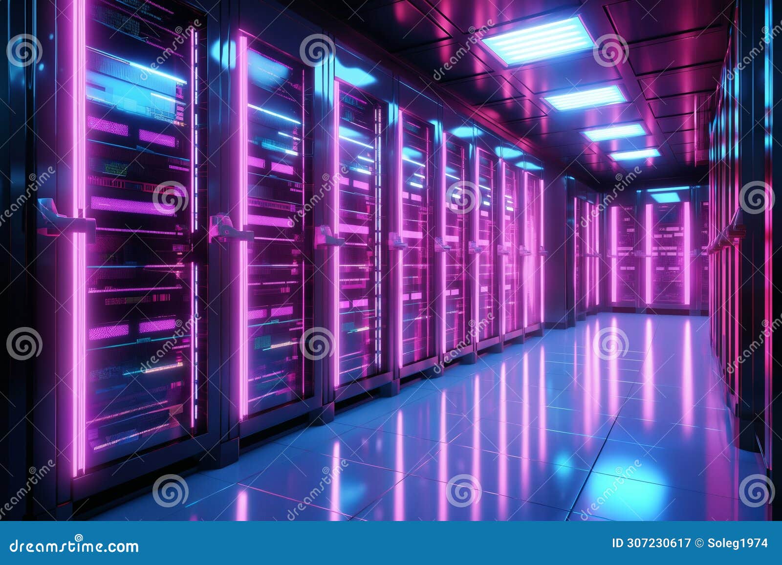 A Modern Data Center for Information Processing, the Internet, Data ...